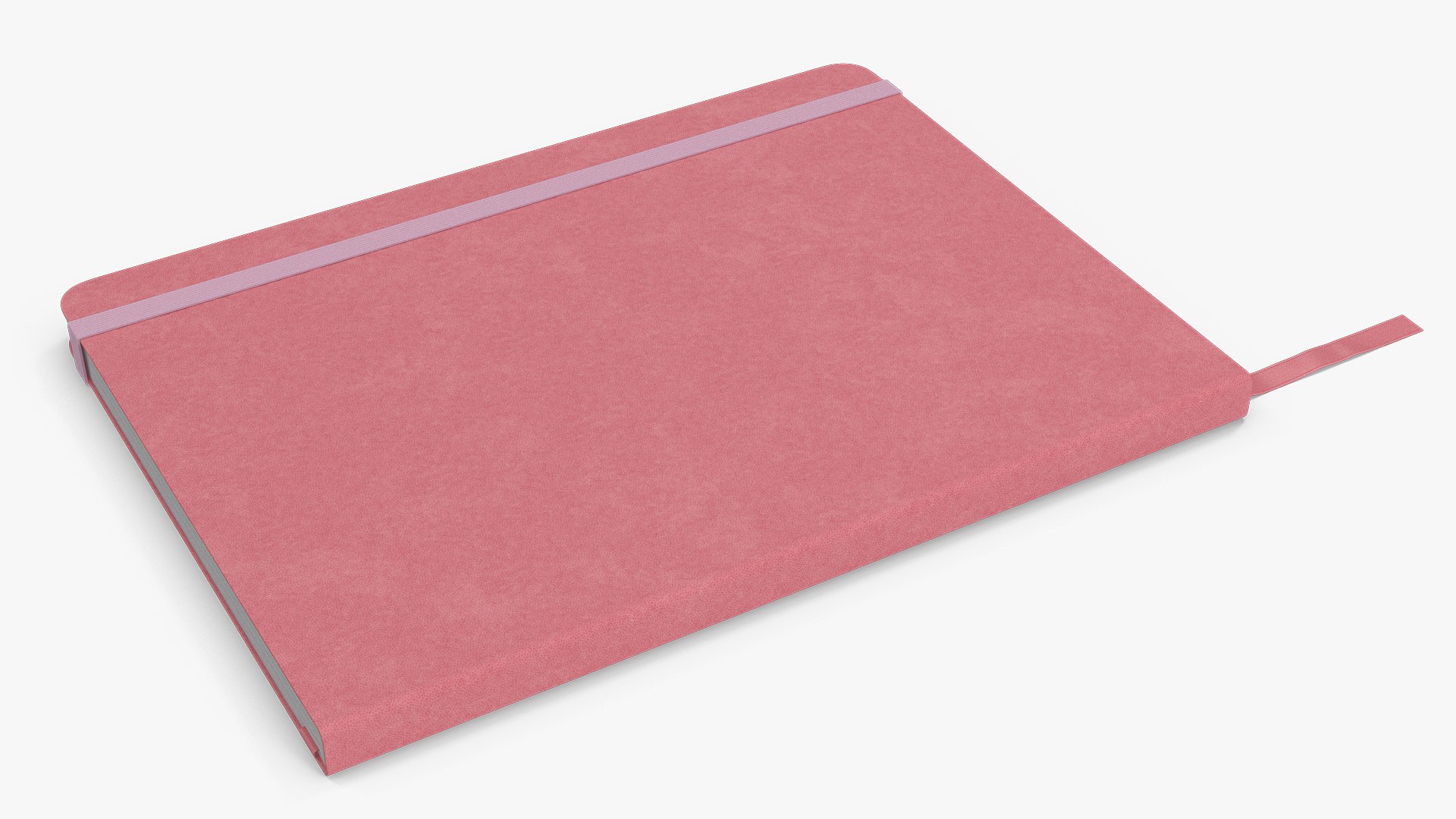 3D Stationary Notebook With Bookmark Pink - TurboSquid 2237146