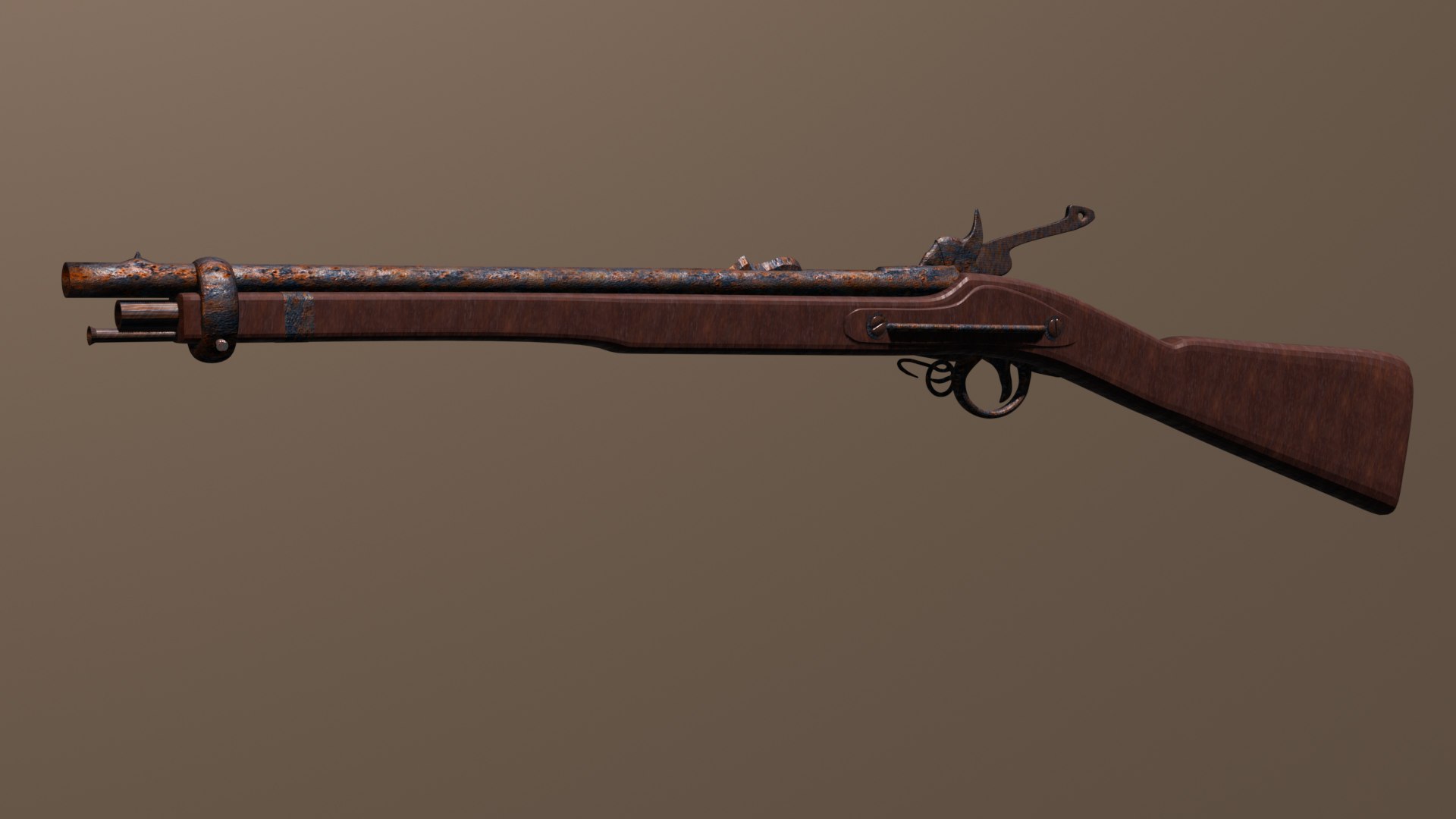 Old Gun 3D Model - TurboSquid 2269405