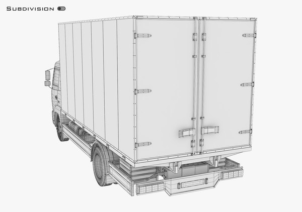 Generic truck box 3D model - TurboSquid 1357703