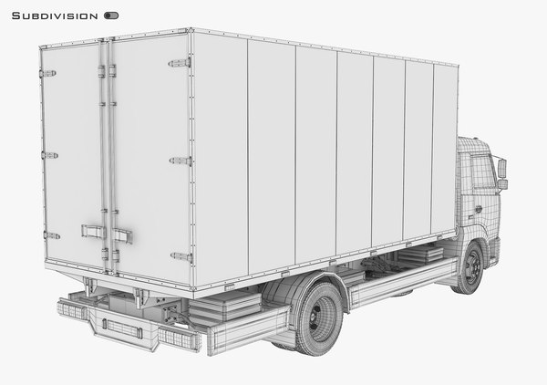 Generic truck box 3D model - TurboSquid 1357703