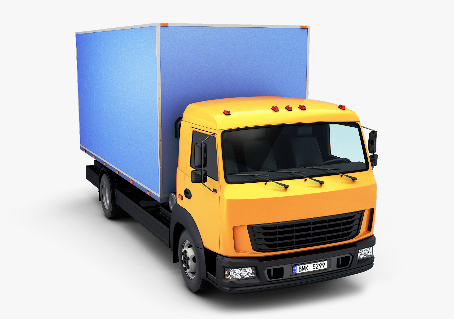 Generic truck box 3D model - TurboSquid 1357703