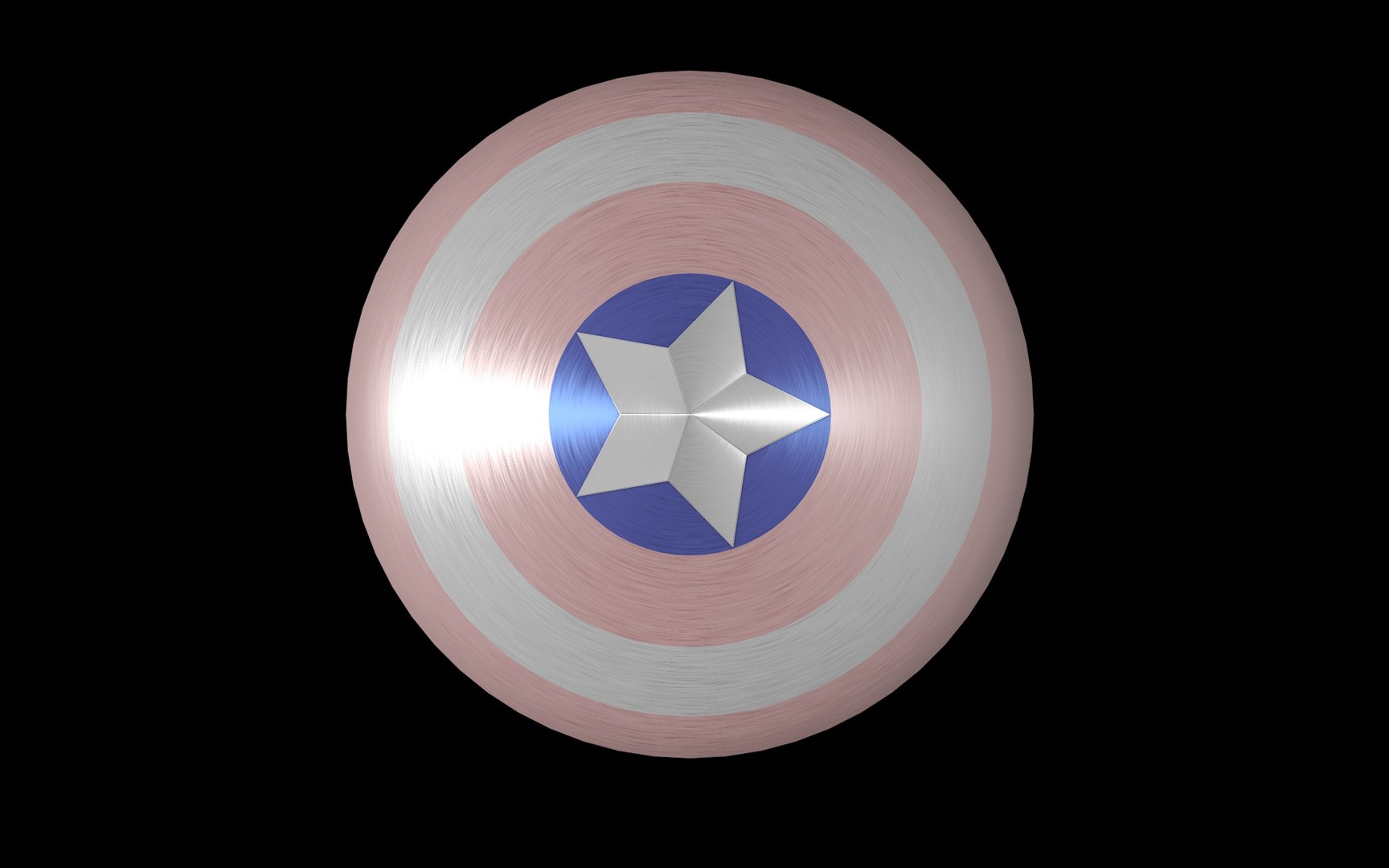 C4d Captain America Shield