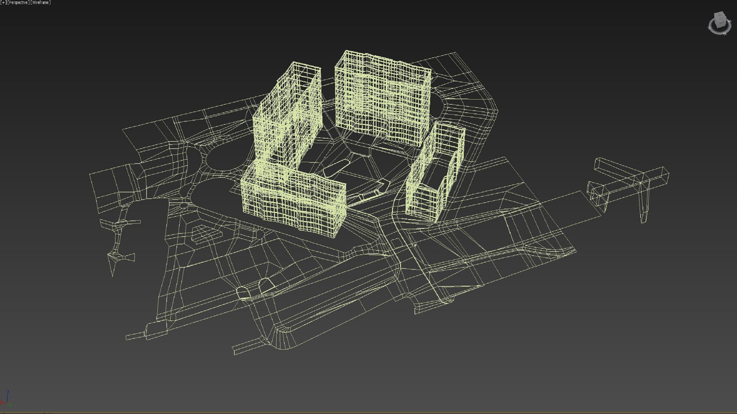 3D O Block - Chicago Parkway Garden Homes model - TurboSquid 1744017
