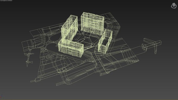 3D O Block - Chicago Parkway Garden Homes model - TurboSquid 1744017