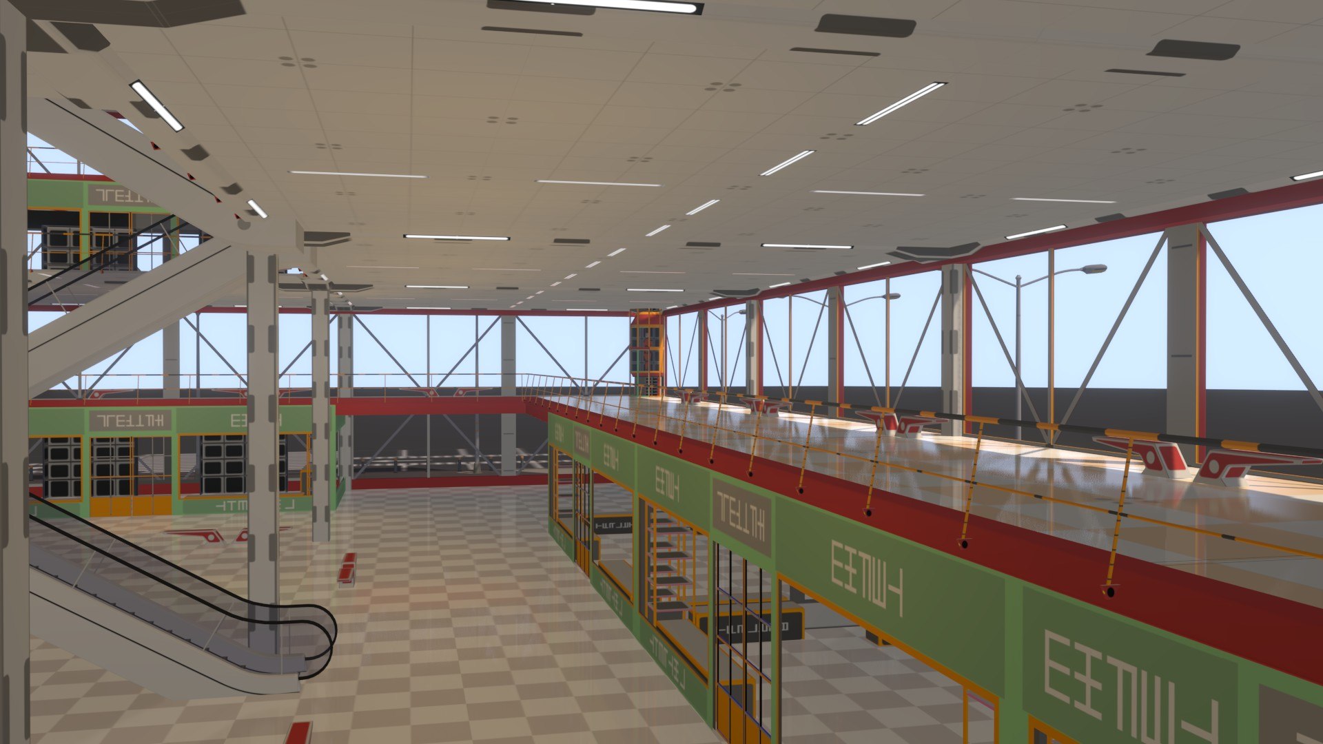 Mall Shopping 3D Model - TurboSquid 2153184