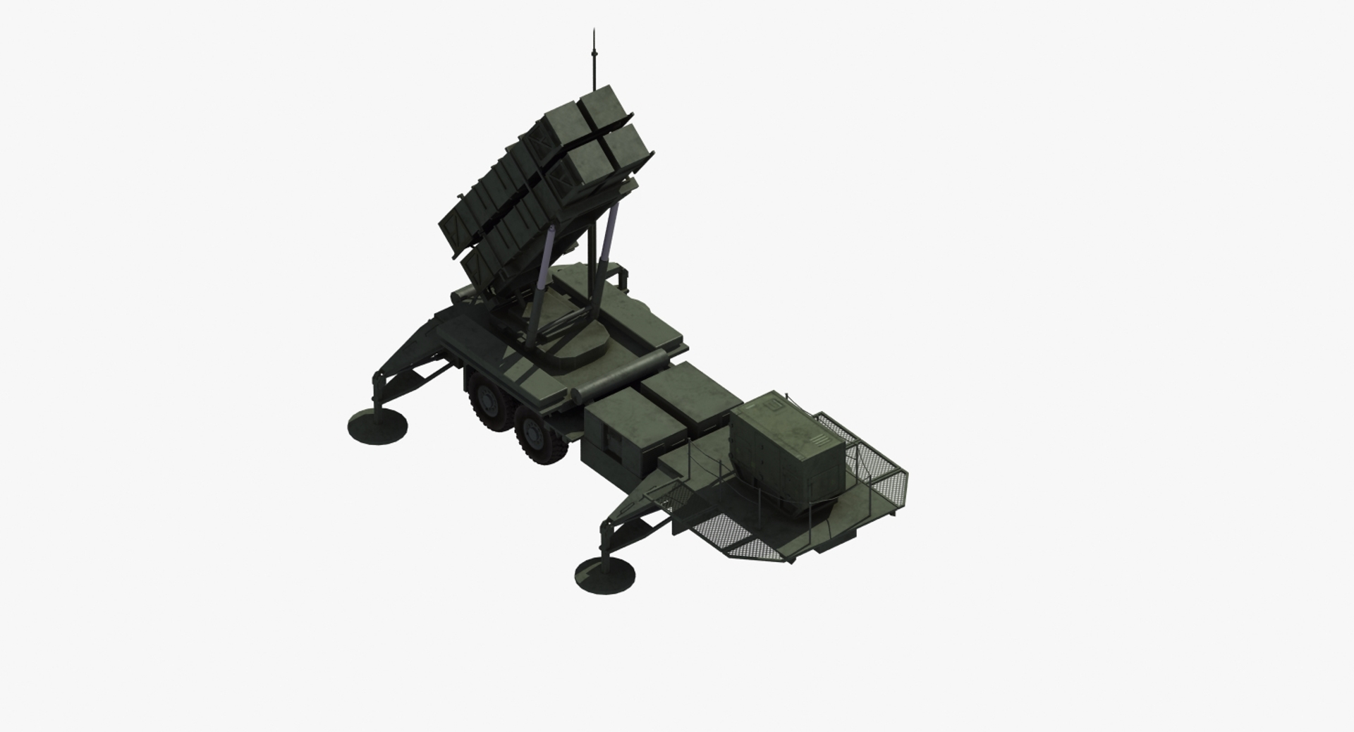 3D Patriot Sam Battery Hemtt - TurboSquid 1551530