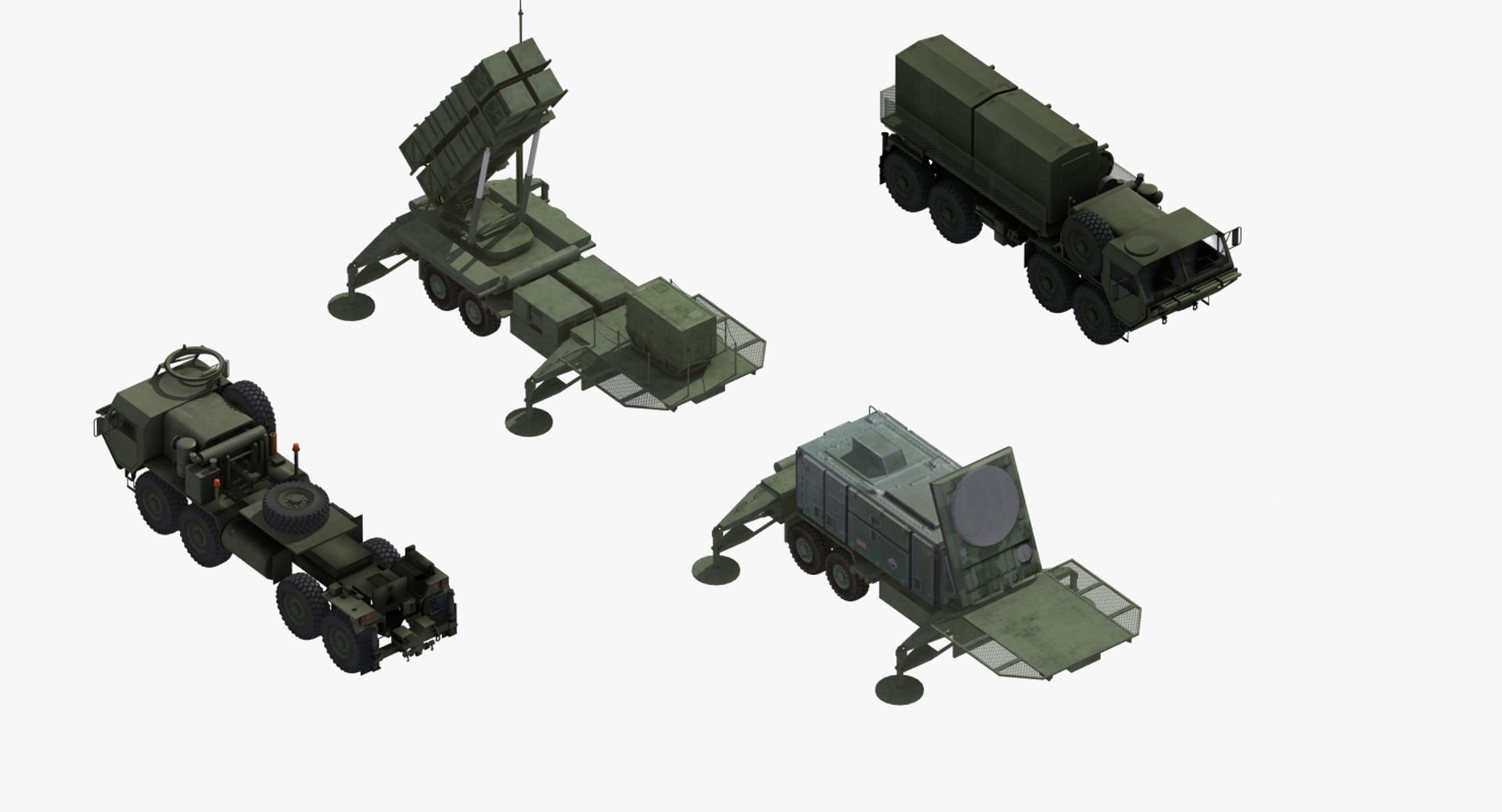 3D Patriot Sam Battery Hemtt - TurboSquid 1551530