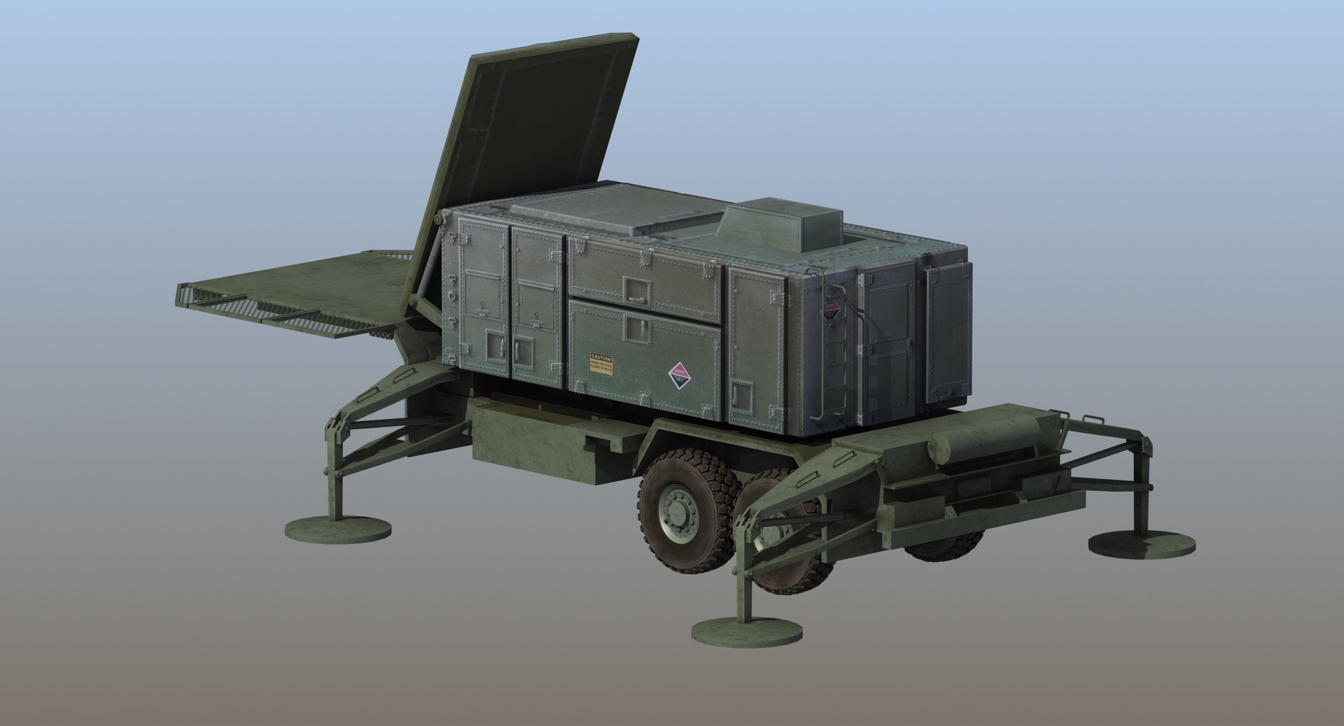 3D patriot sam battery hemtt - TurboSquid 1551530