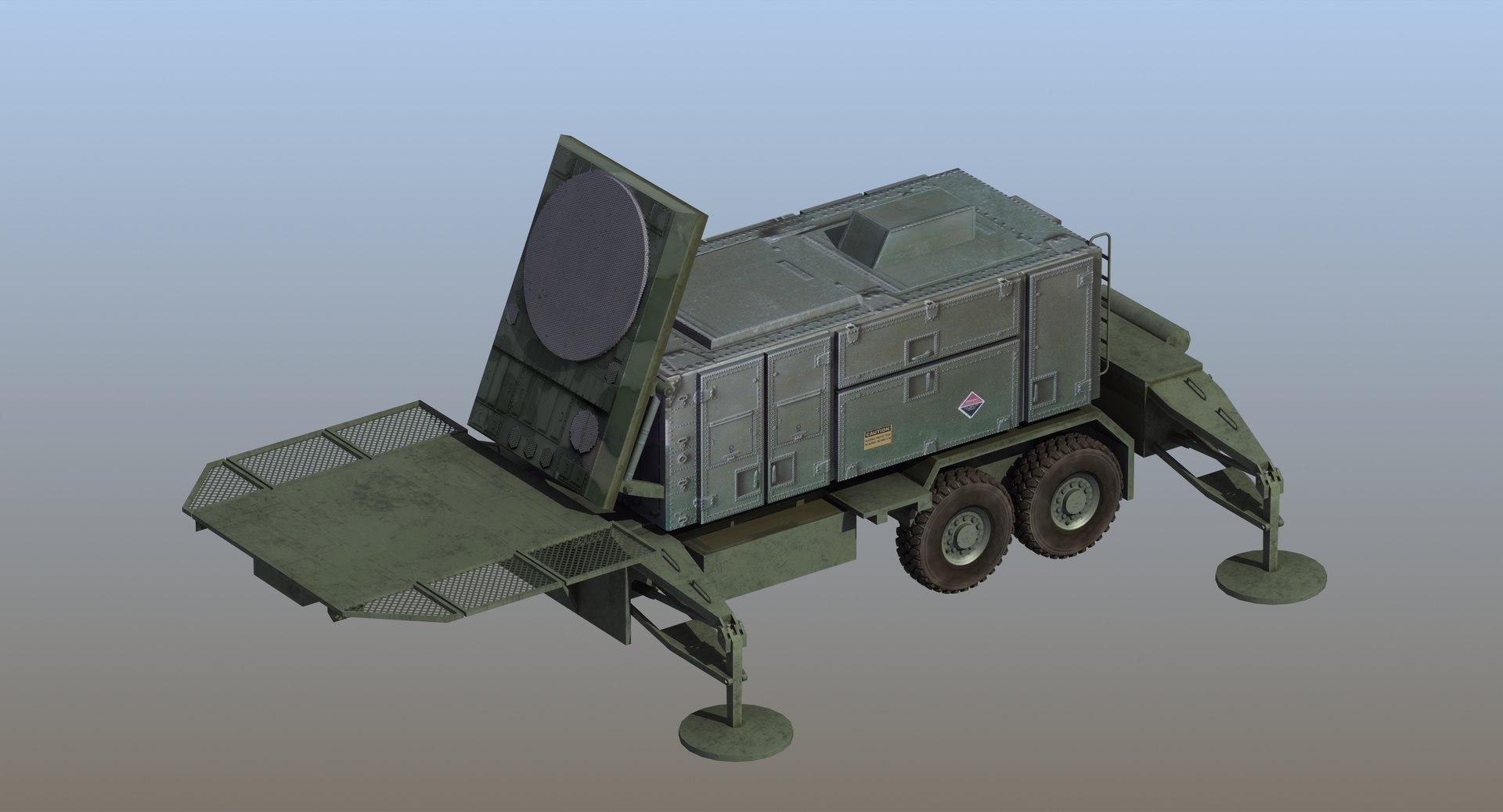 3D Patriot Sam Battery Hemtt - TurboSquid 1551530