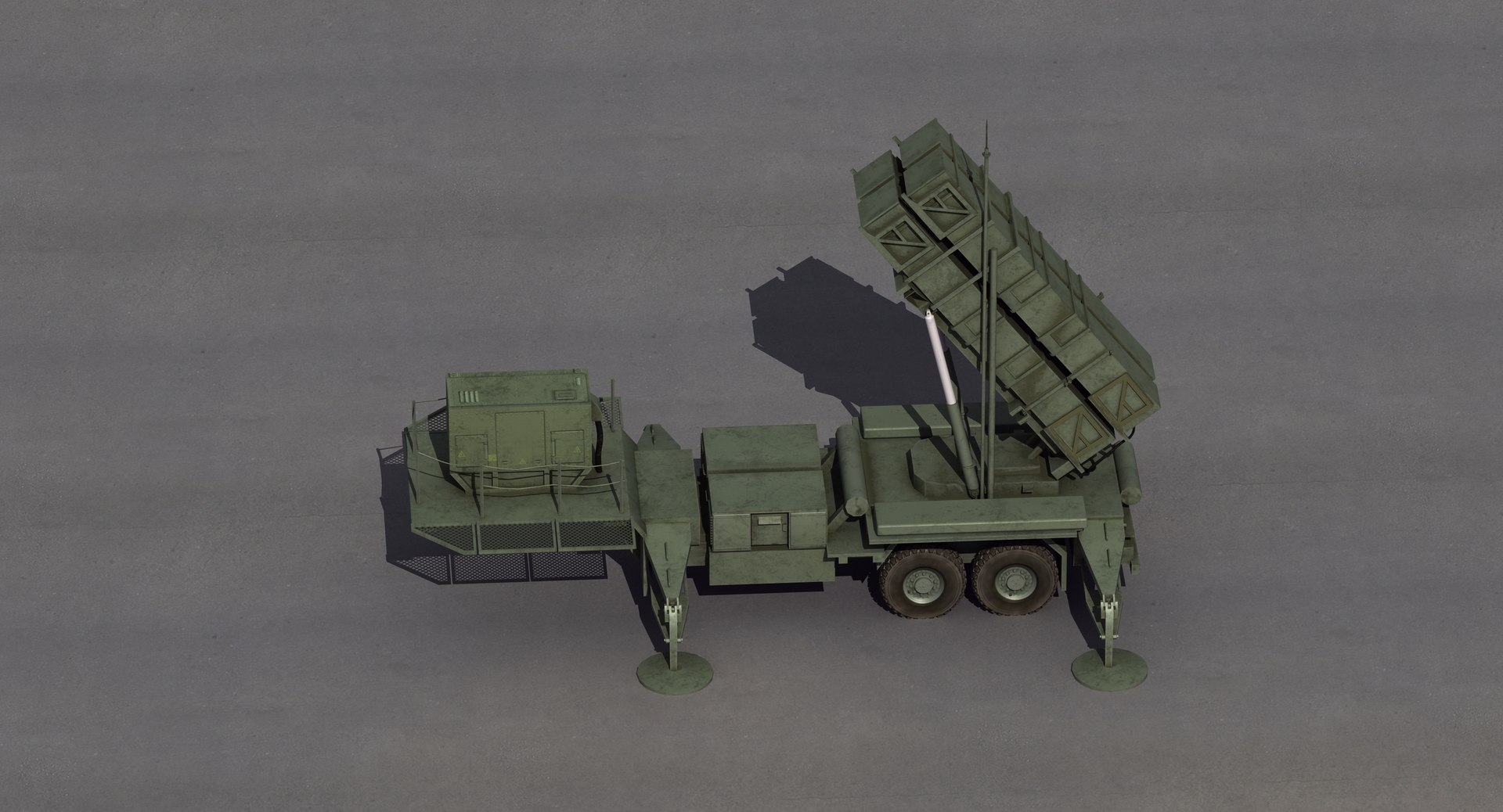 3D patriot sam battery hemtt - TurboSquid 1551530