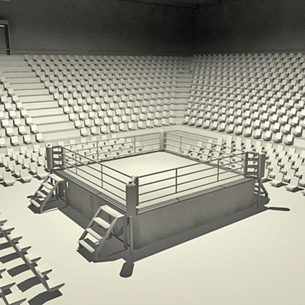 boxing arena 3d model