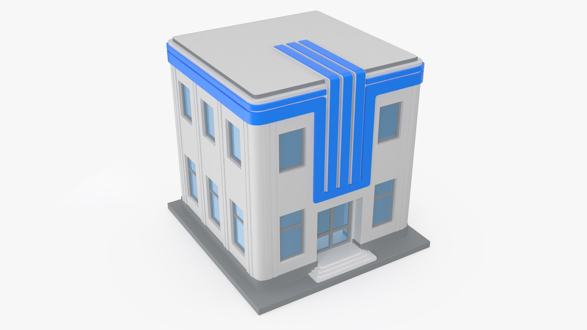Cartoon Building 3D model - TurboSquid 1948143