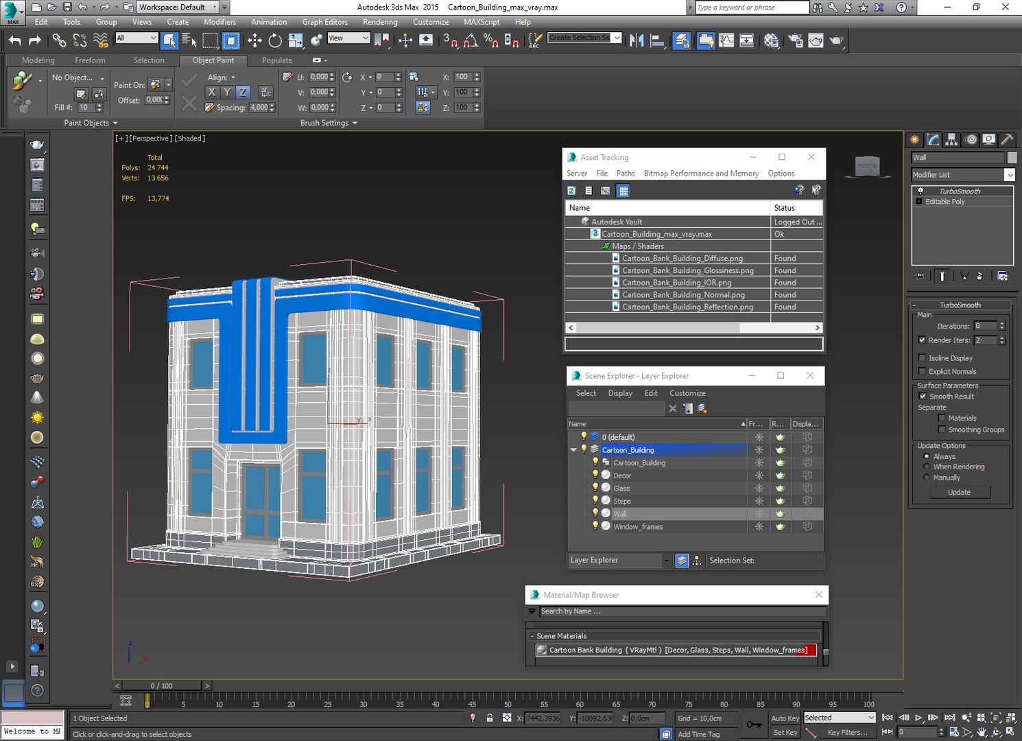 Cartoon Building 3D model - TurboSquid 1948143
