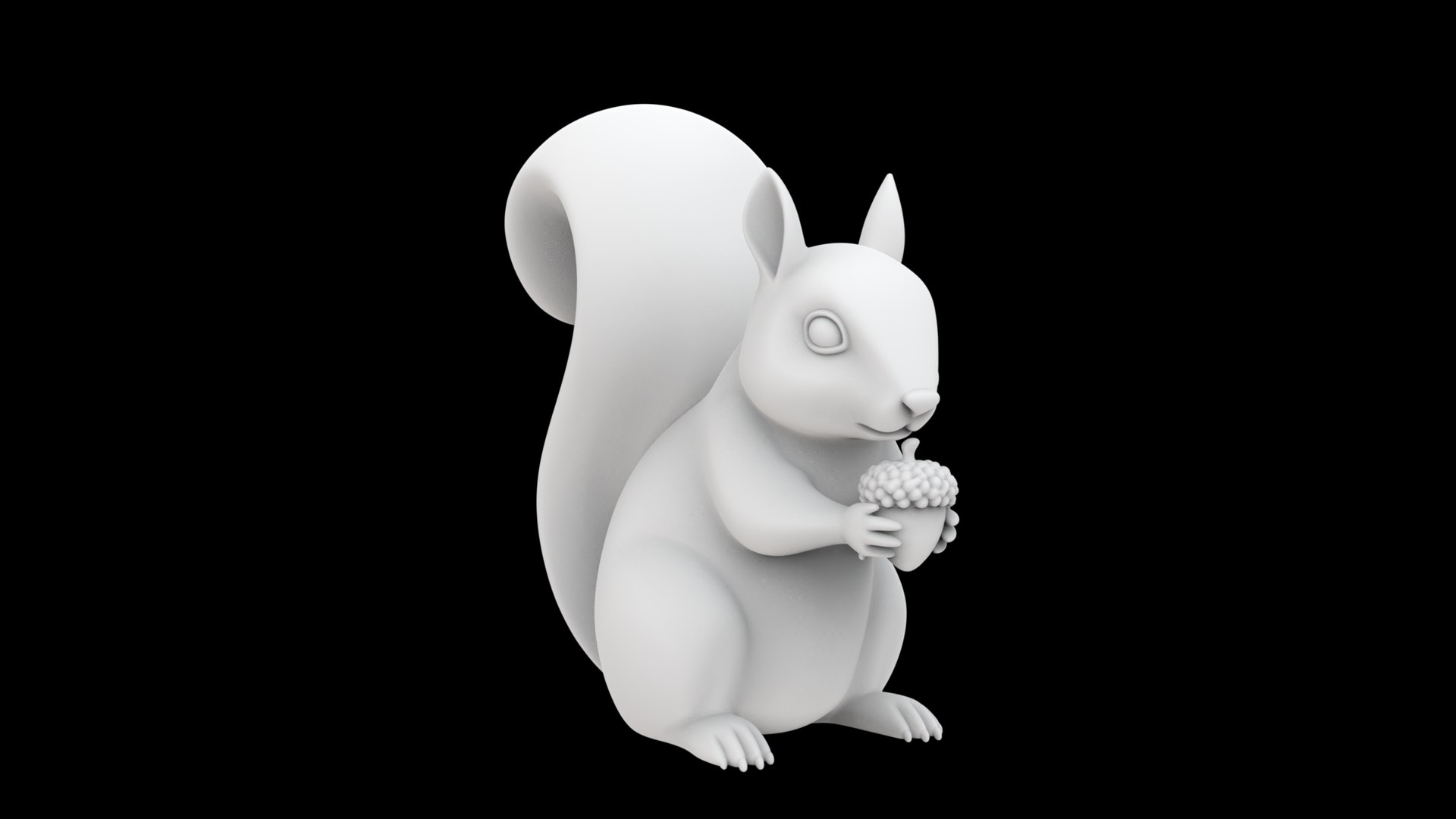 Stylized Squirrel 3D Print Model 3D Model - TurboSquid 2455630
