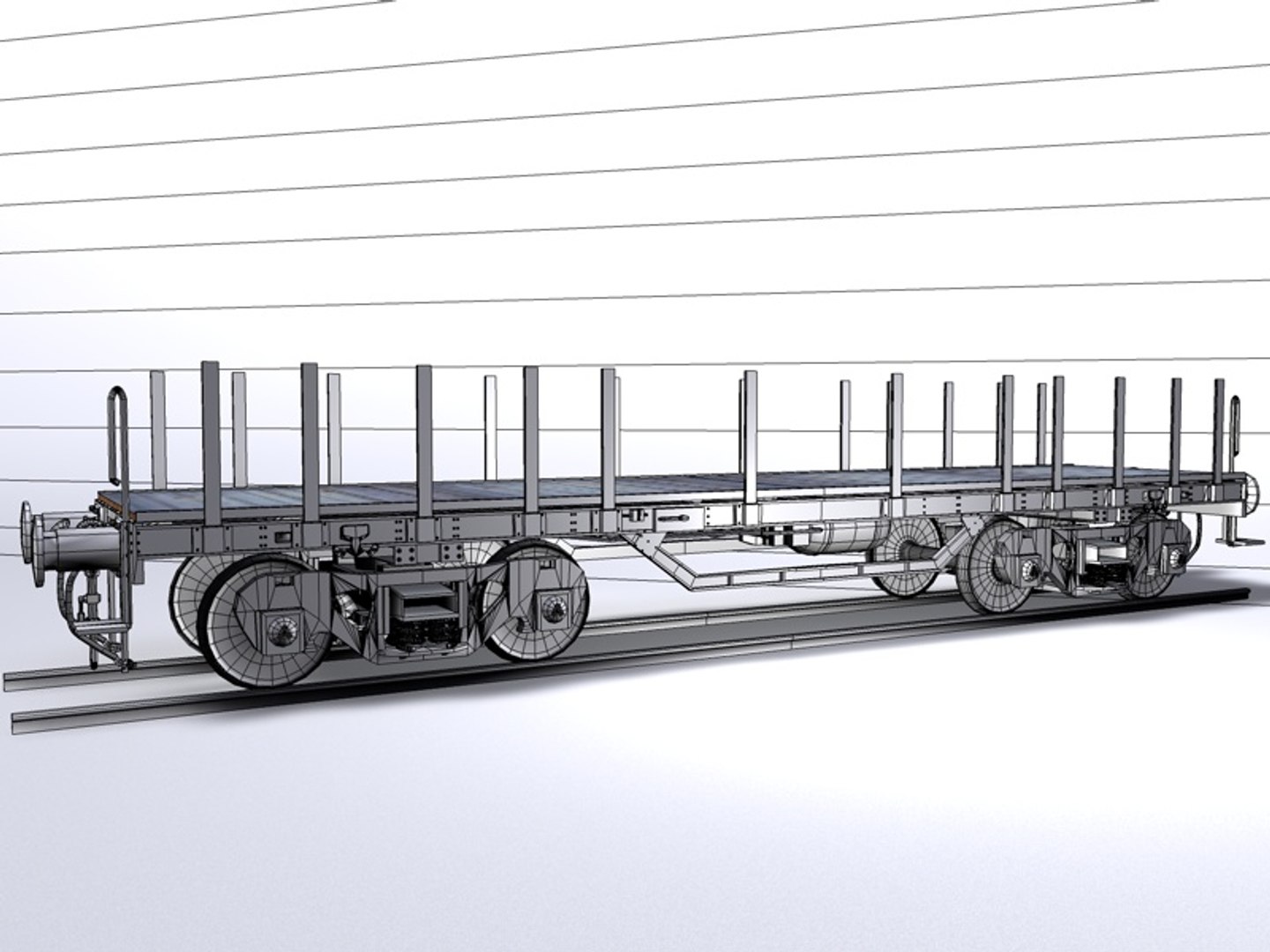 3D Wagon Container Model - TurboSquid 1251113