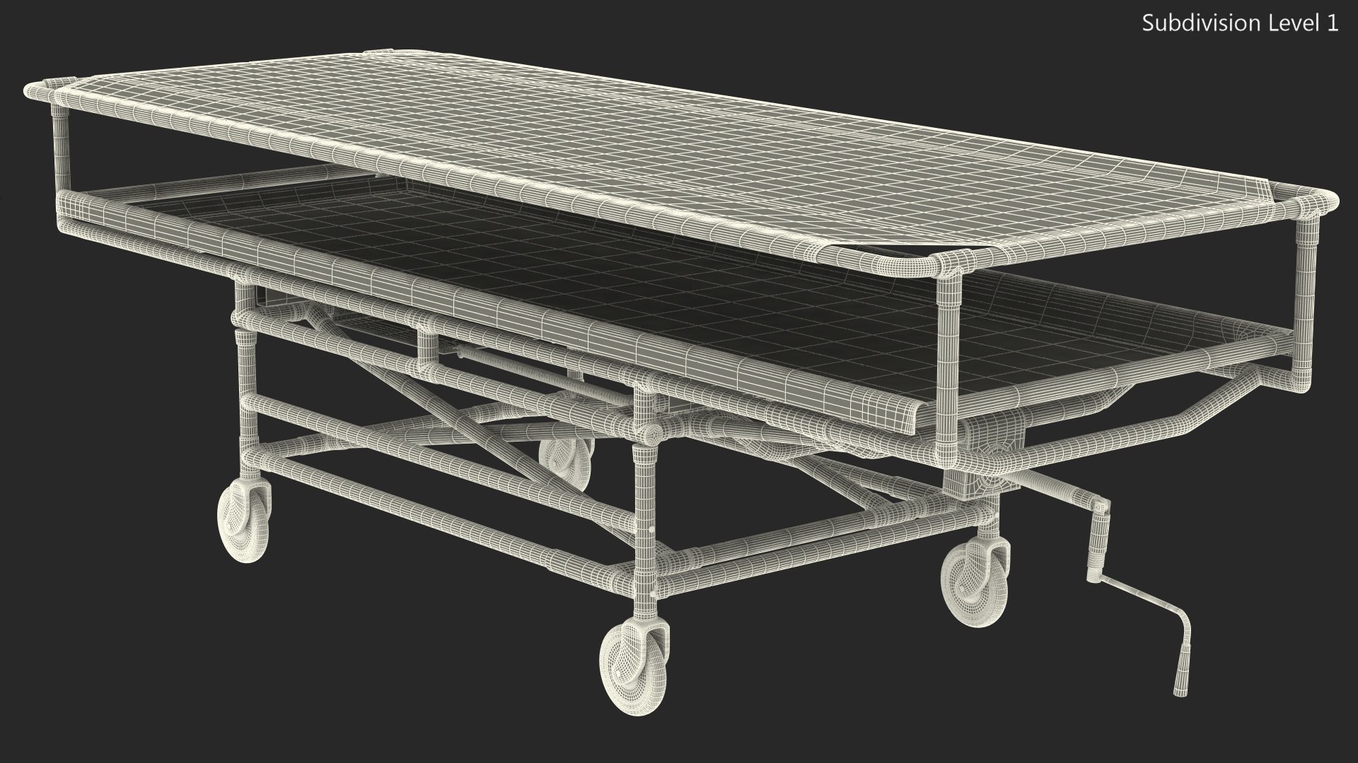 3D Covered Mortuary Gurney Rigged Model - TurboSquid 2012401