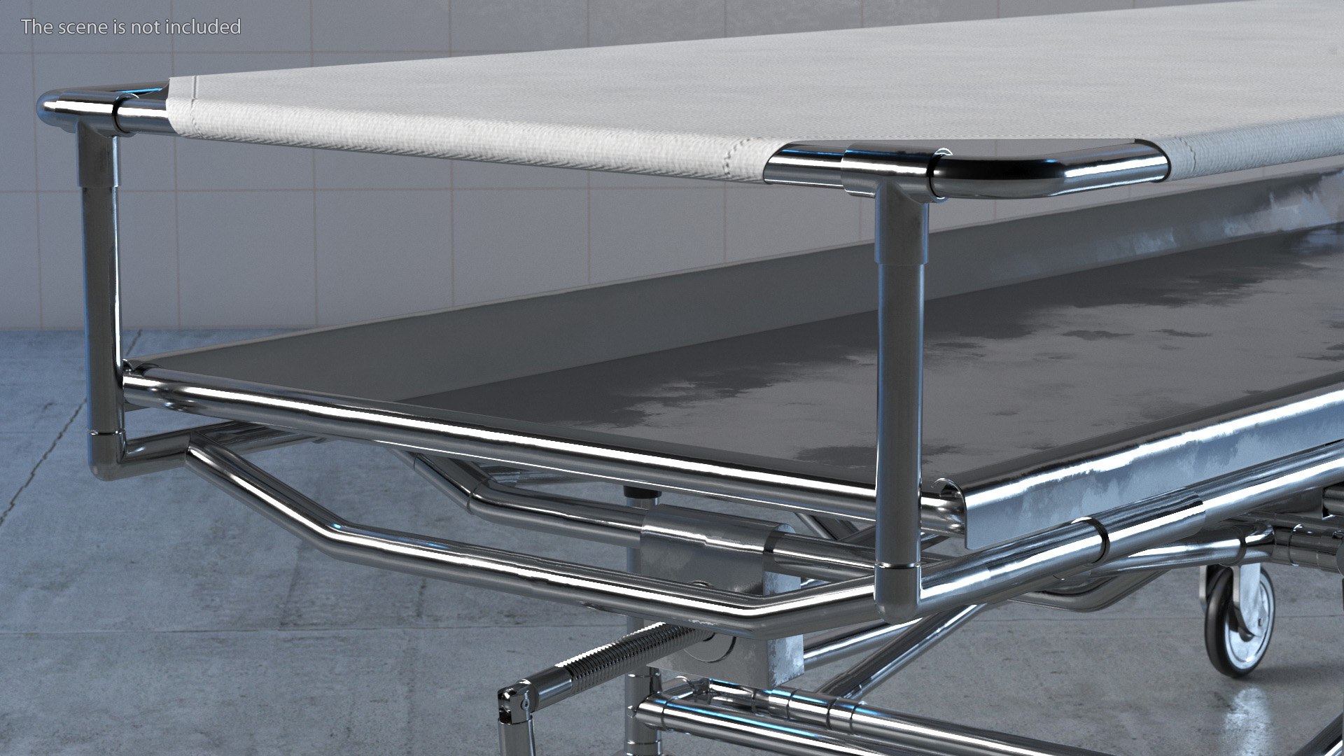 3D Covered Mortuary Gurney Rigged Model - TurboSquid 2012401