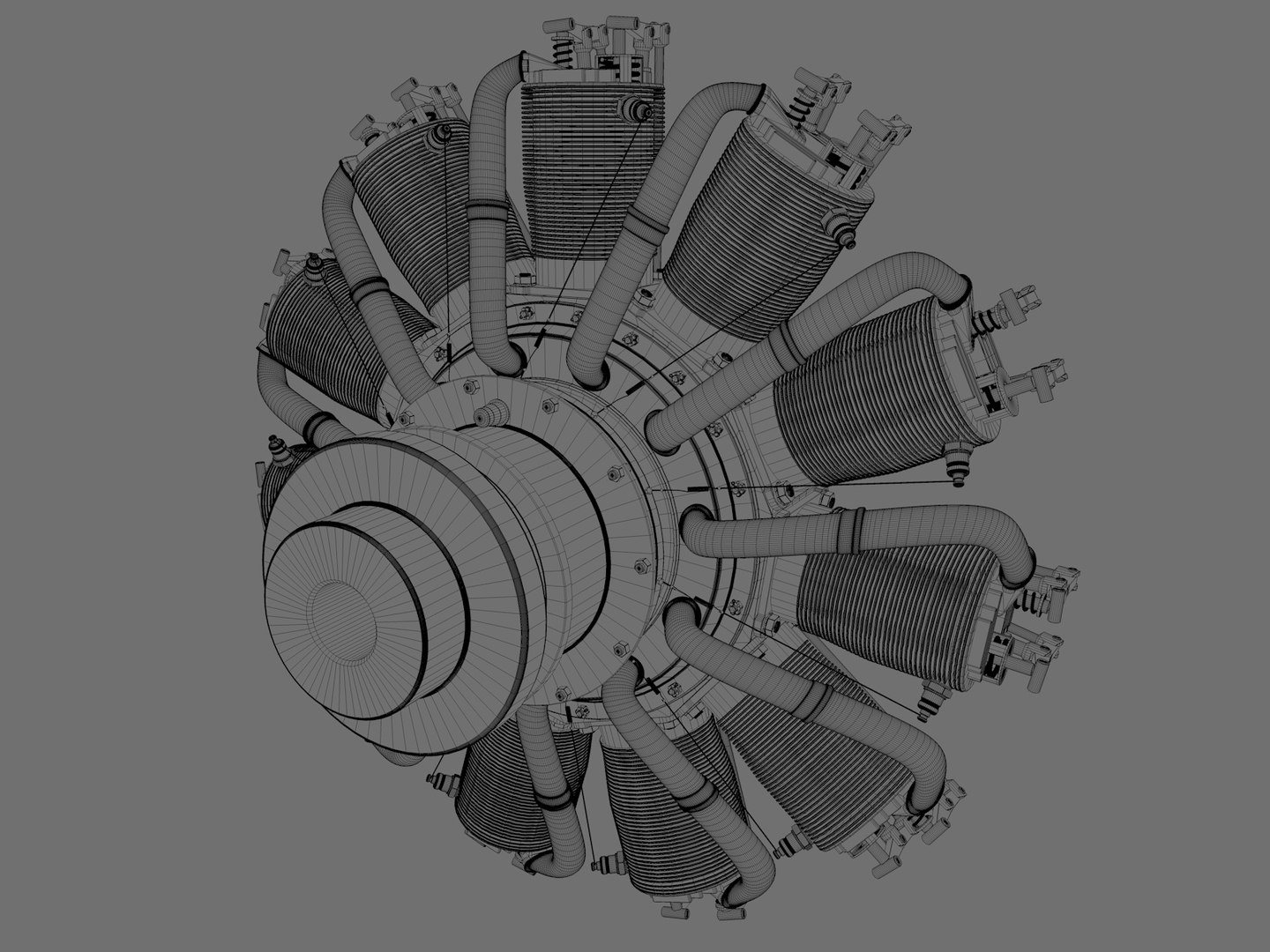 3d Model Rotary Engine