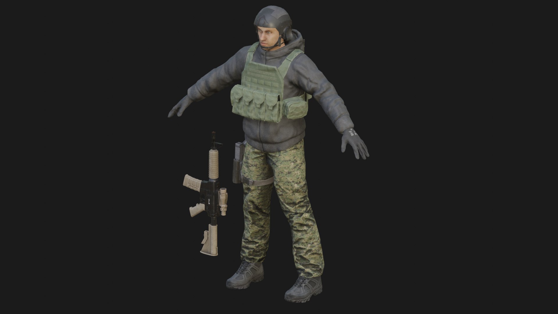 3D Special Forces Soldier Model - TurboSquid 2383868