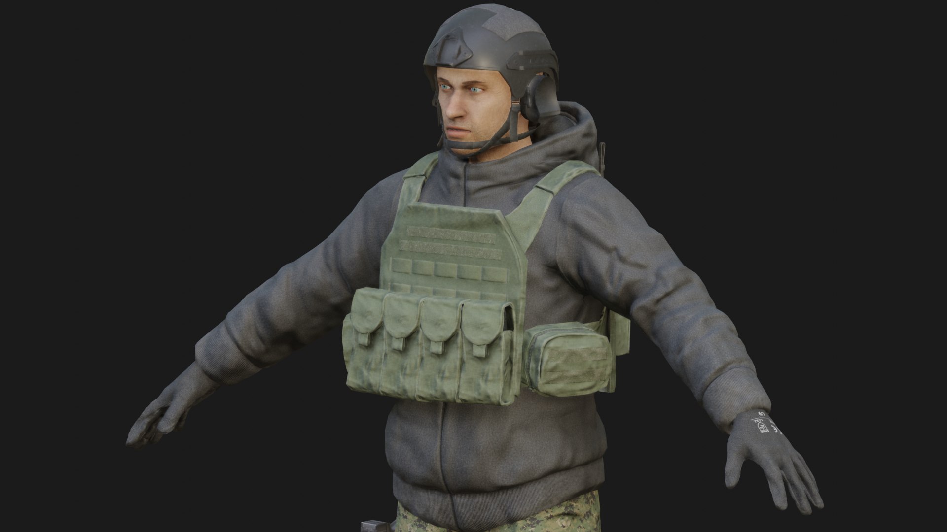 3D Special Forces Soldier Model - TurboSquid 2383868