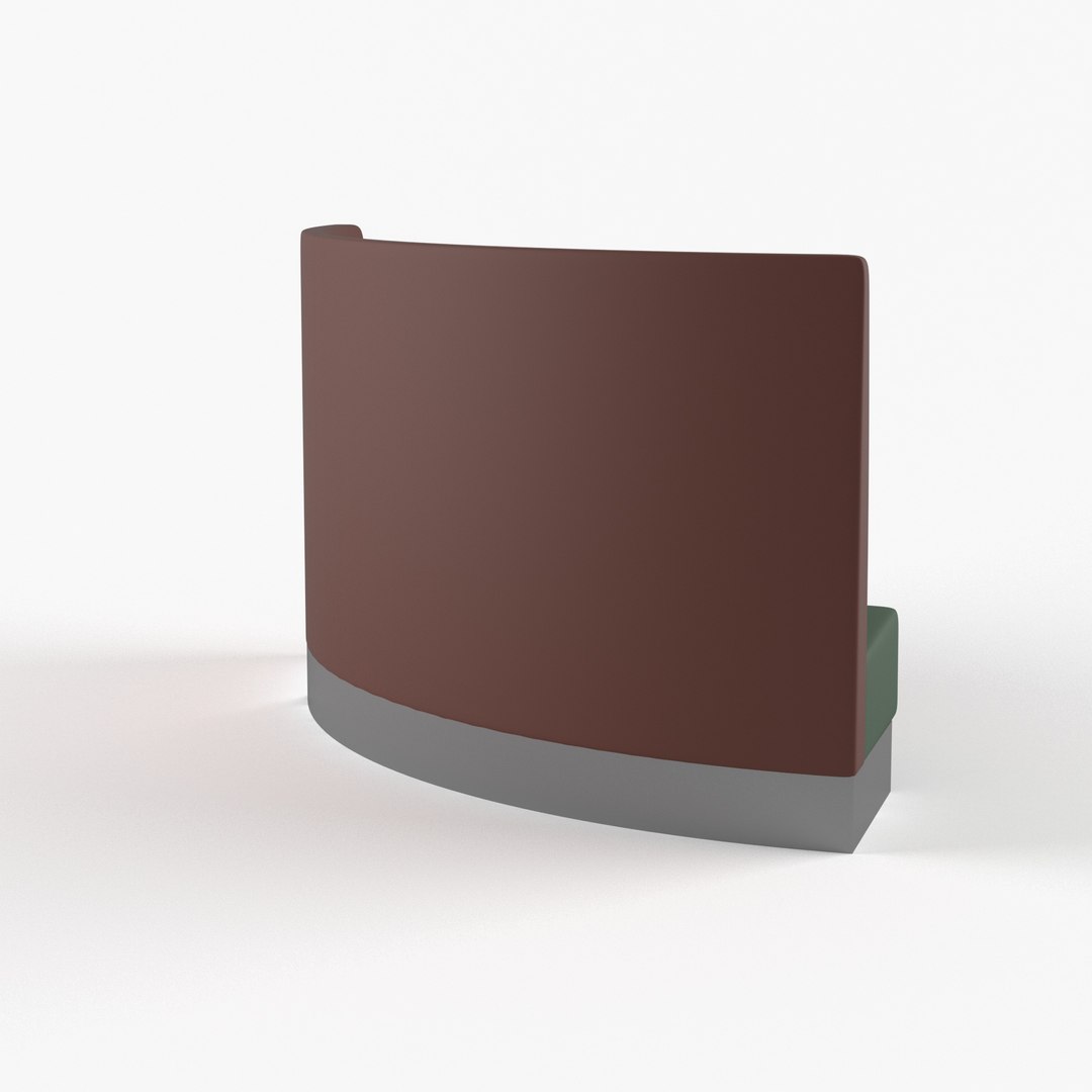 Curve Banquette Model - TurboSquid 1791533