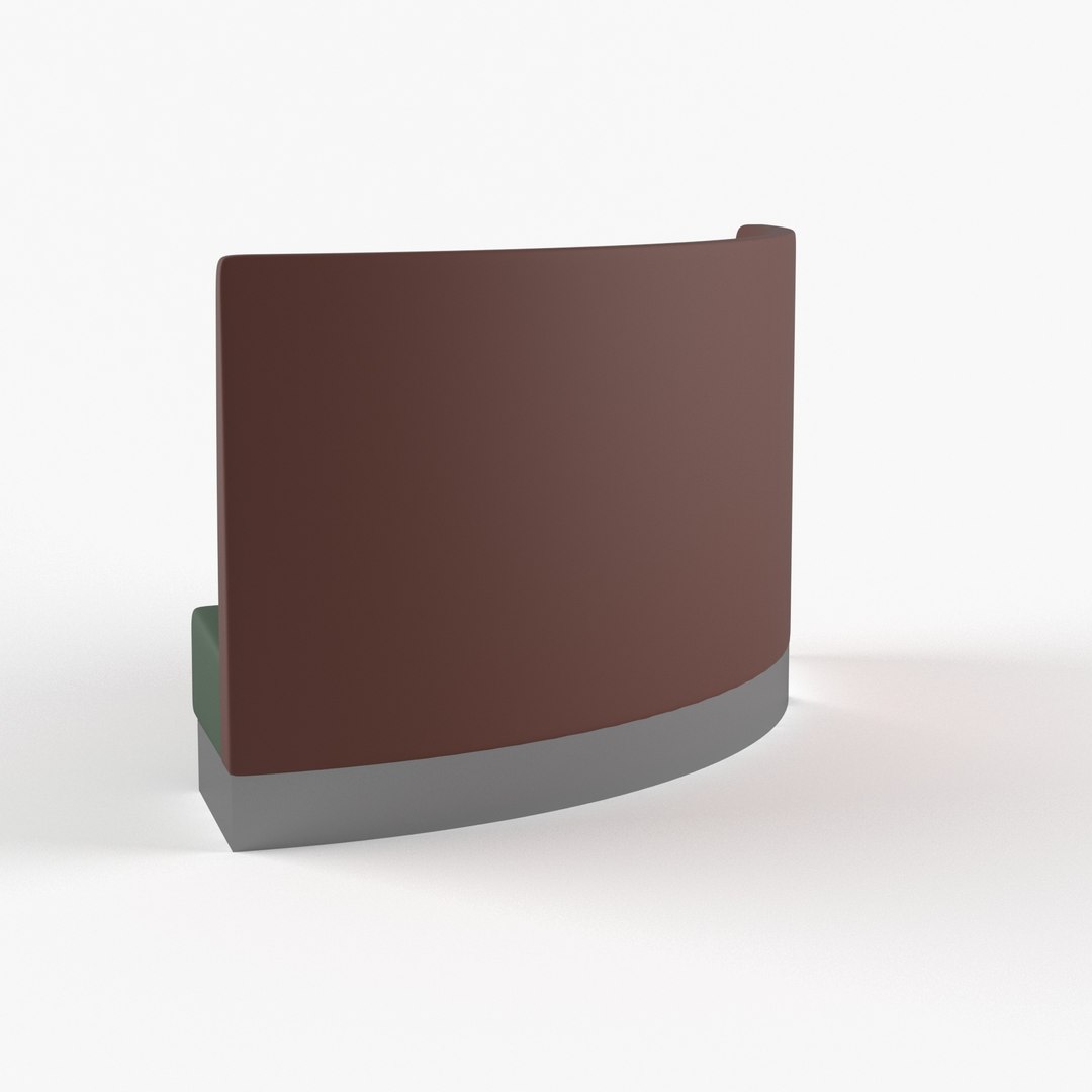 Curve Banquette Model - TurboSquid 1791533