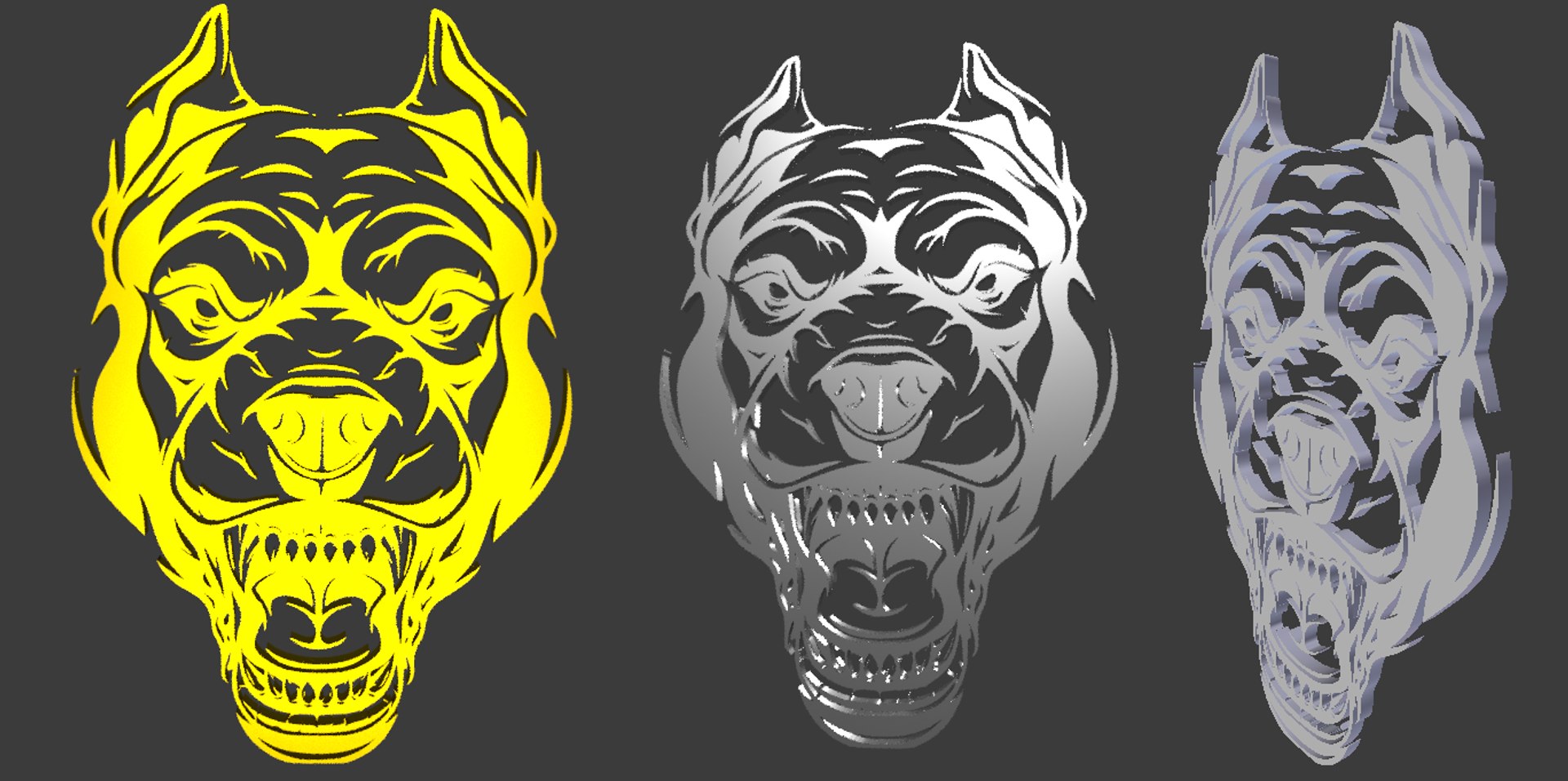 3D Logo Dog - TurboSquid 1713832