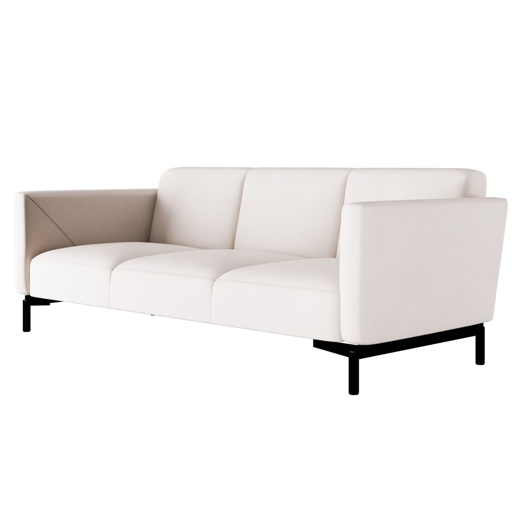 Sofa Natuzzi CT88 Cuir DOVE 3D Model - TurboSquid 2189214
