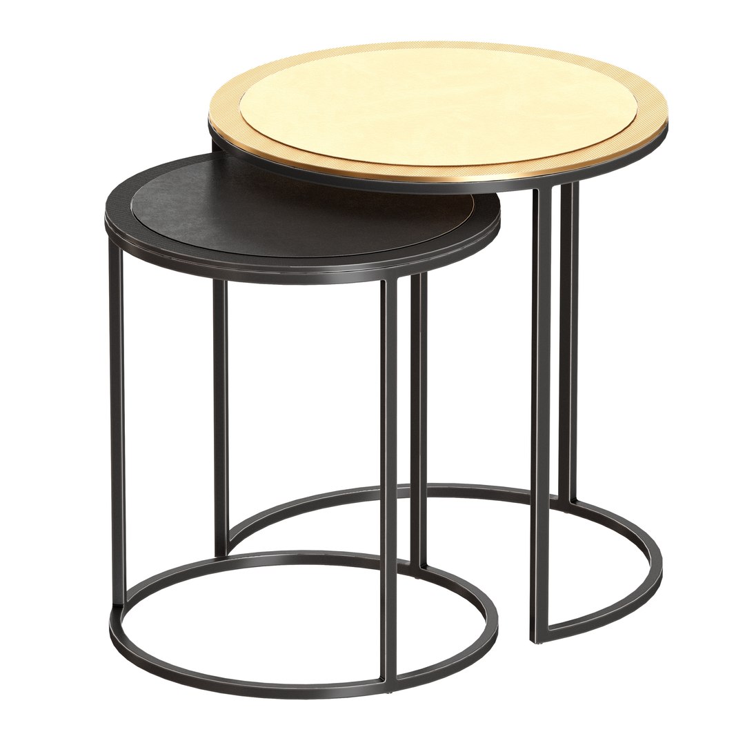3D Model Set Tables Nesting Accent - TurboSquid 1571221