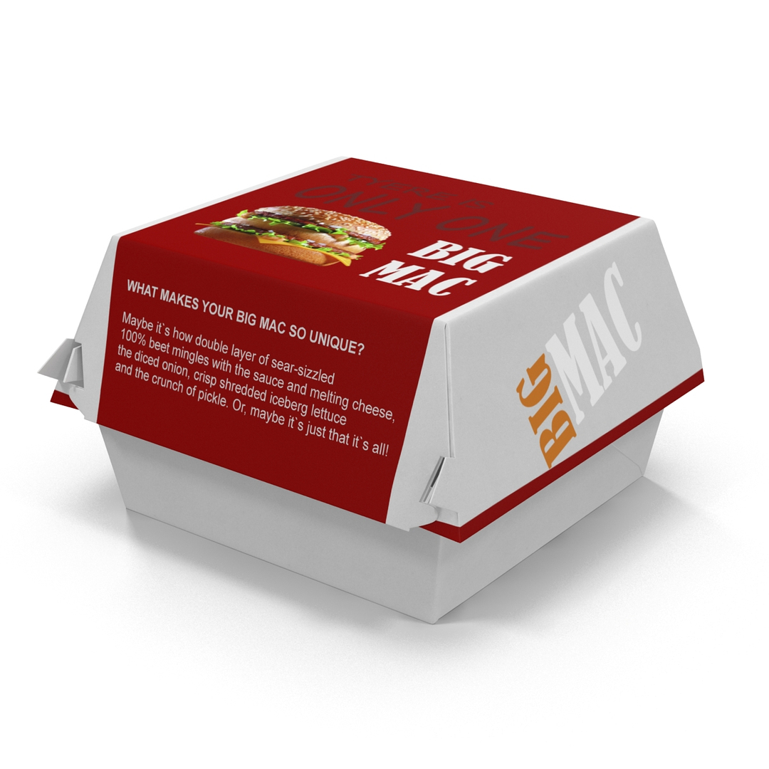 Mcdonalds Packaging 3D Model - TurboSquid 1154579