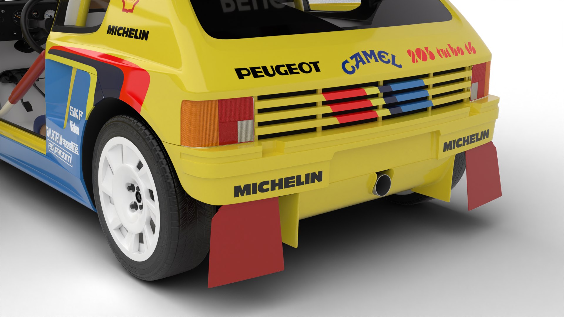 3D Peugeot 205 T16 Turbo Pikes Peak 1987 HQ 3d Model - TurboSquid 2423327