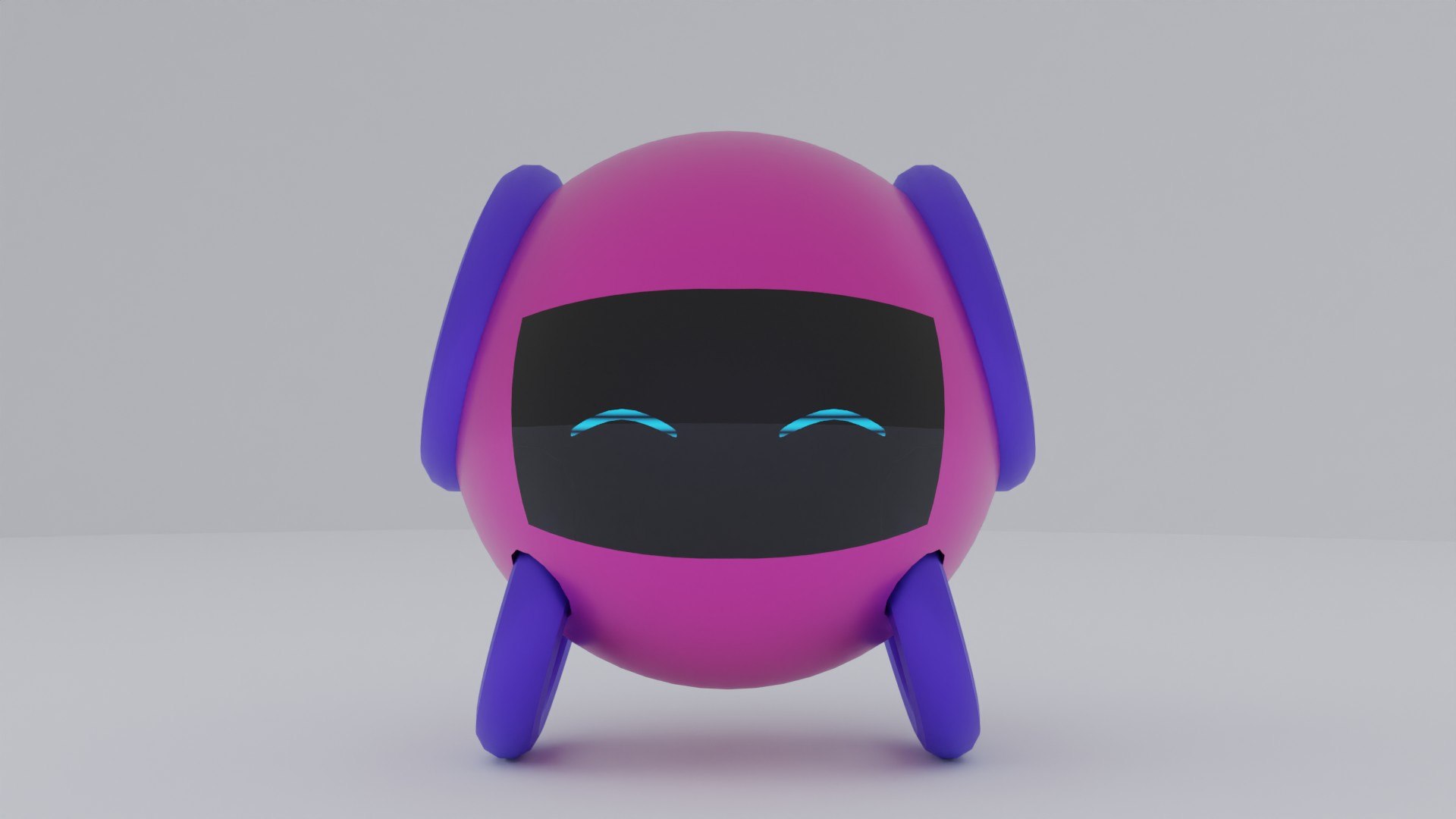Cute robot model - TurboSquid 2022121