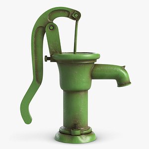 Low Poly Hand Pump 3D Models With Enhanced License Tiers For Download ...
