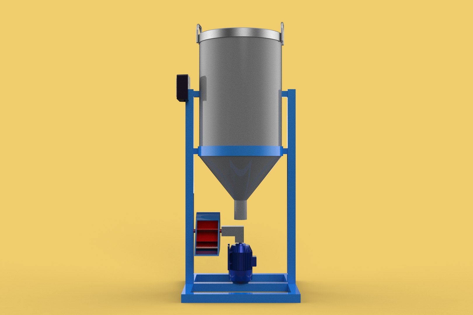 3D DUAL DIRECTIONAL FISH FEEDER CENTRIFUGAL SPREADER ROTARY AUTOMATIC ...