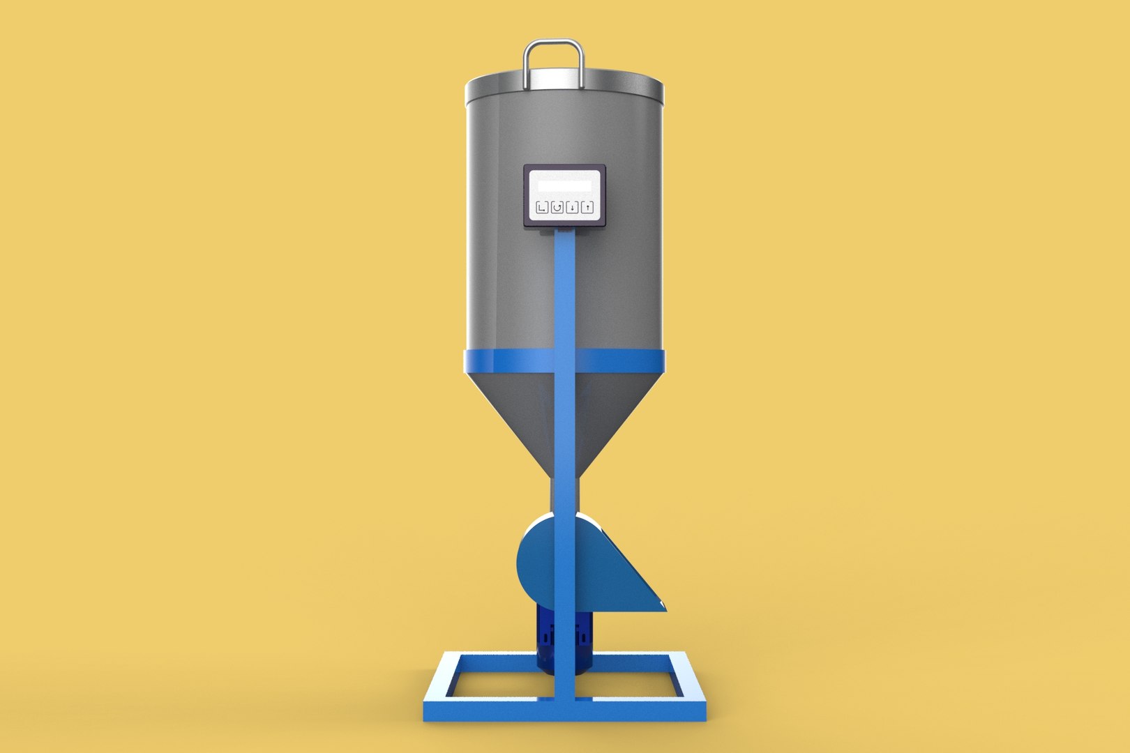 3D DUAL DIRECTIONAL FISH FEEDER CENTRIFUGAL SPREADER ROTARY AUTOMATIC ...