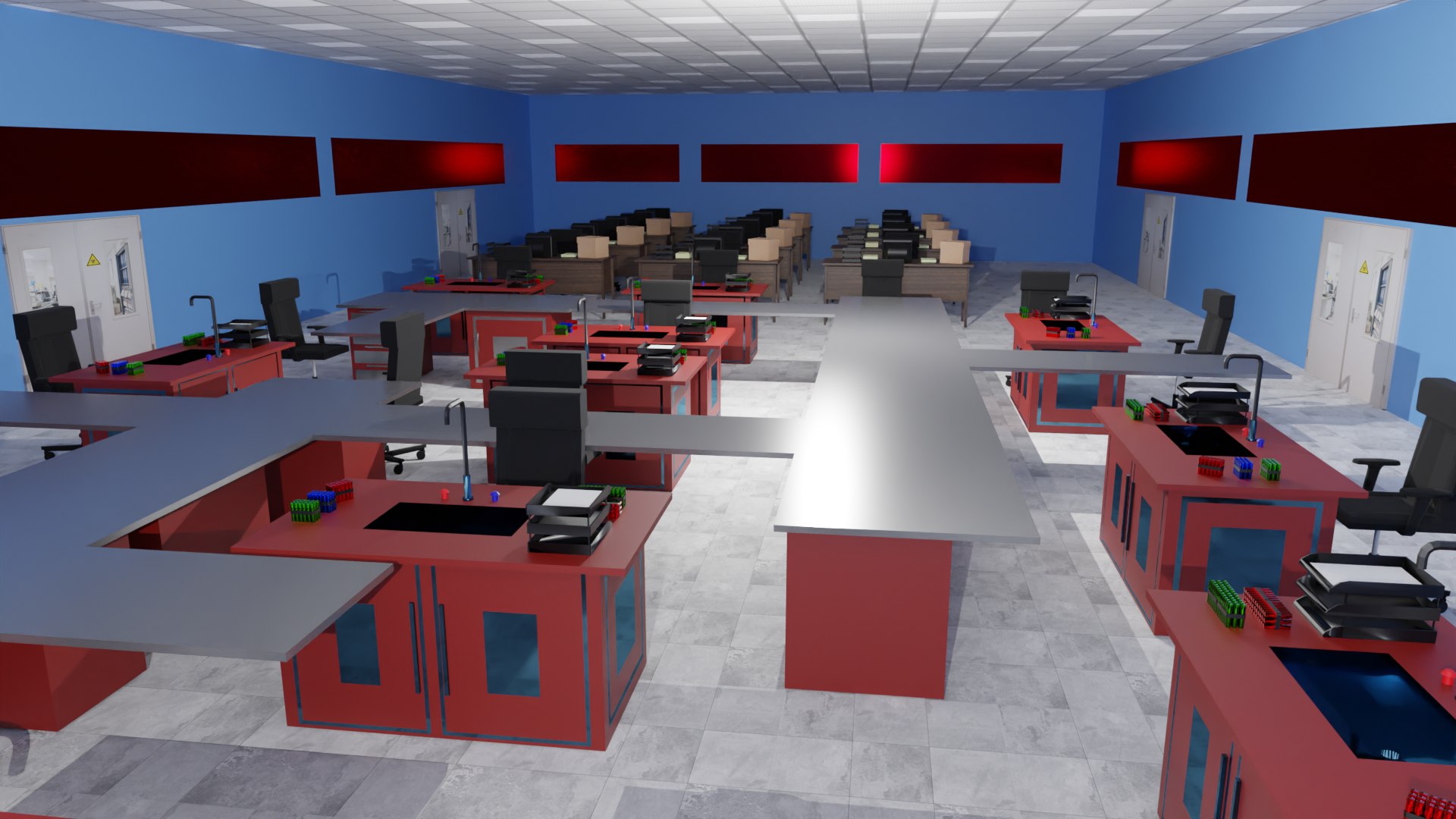 Laboratory Interior 3D Model - TurboSquid 2140778