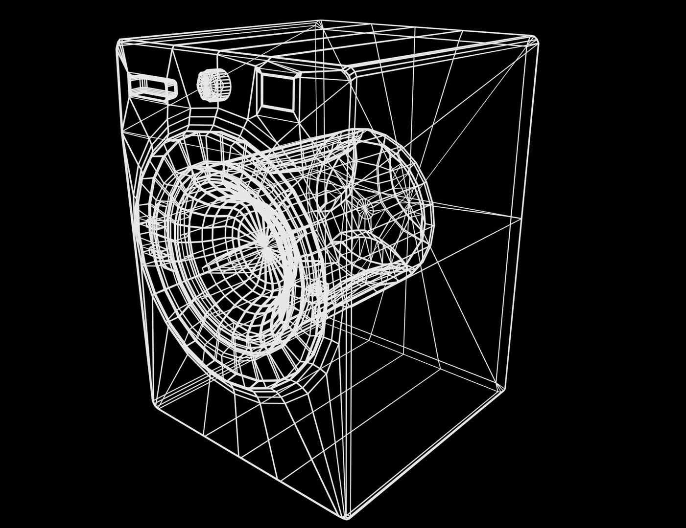 washing machine 3d model