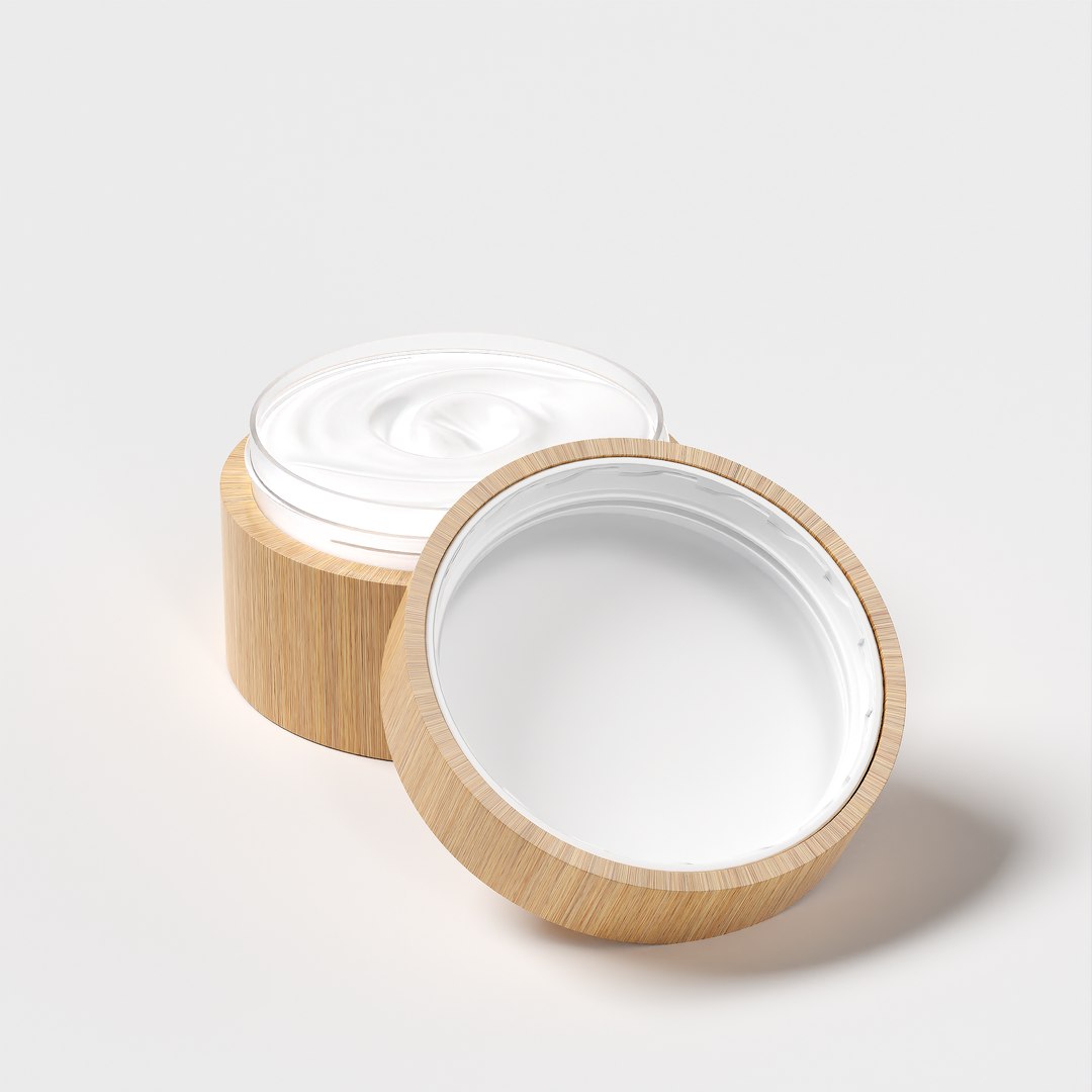 Cream Jar 41 3D Model - TurboSquid 1965903