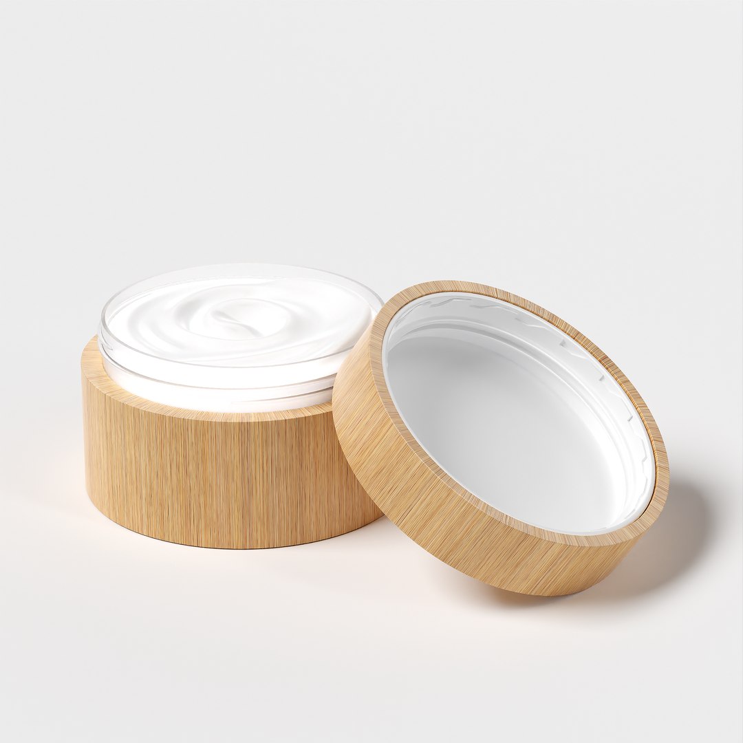 Cream Jar 41 3D Model - TurboSquid 1965903