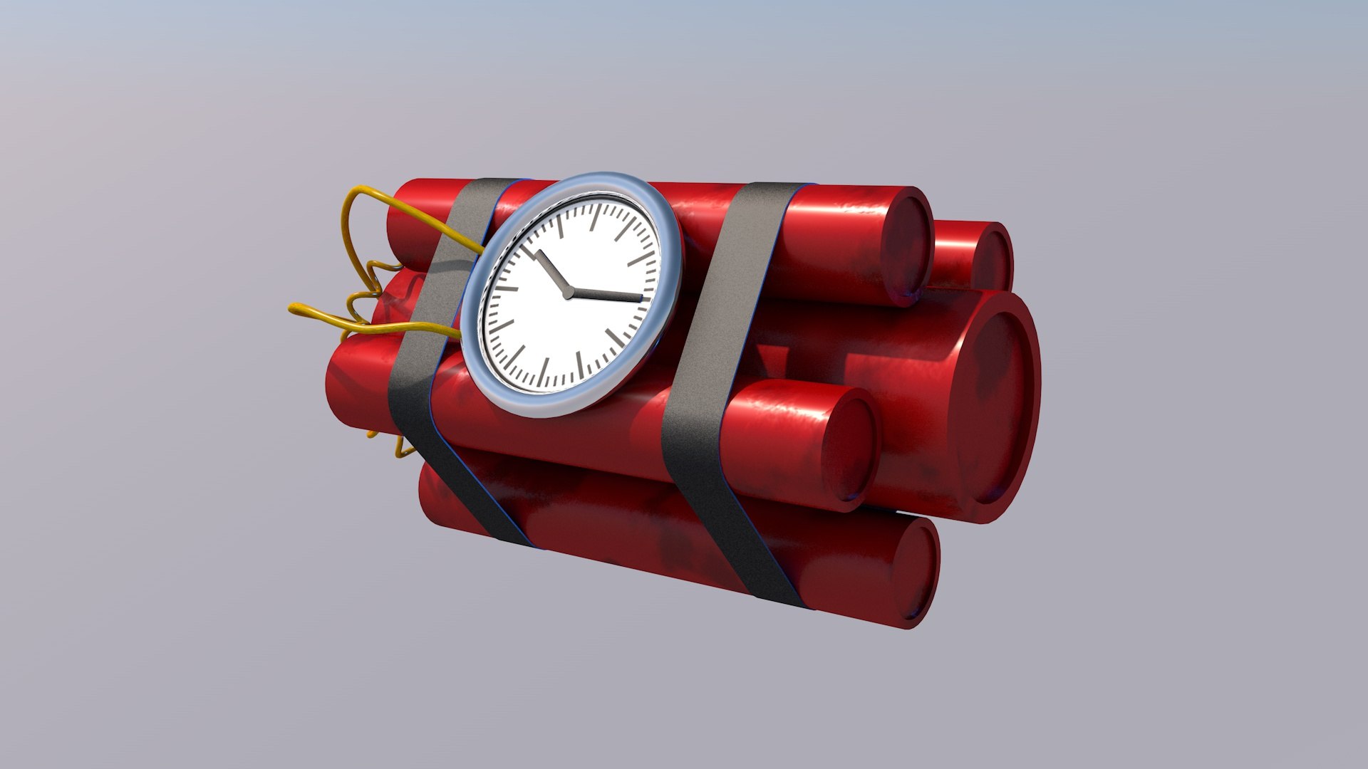 3D Time Bomb - TurboSquid 2255441