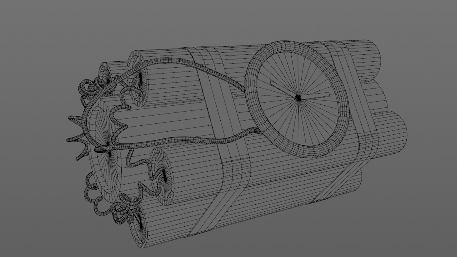 3D Time Bomb - TurboSquid 2255441