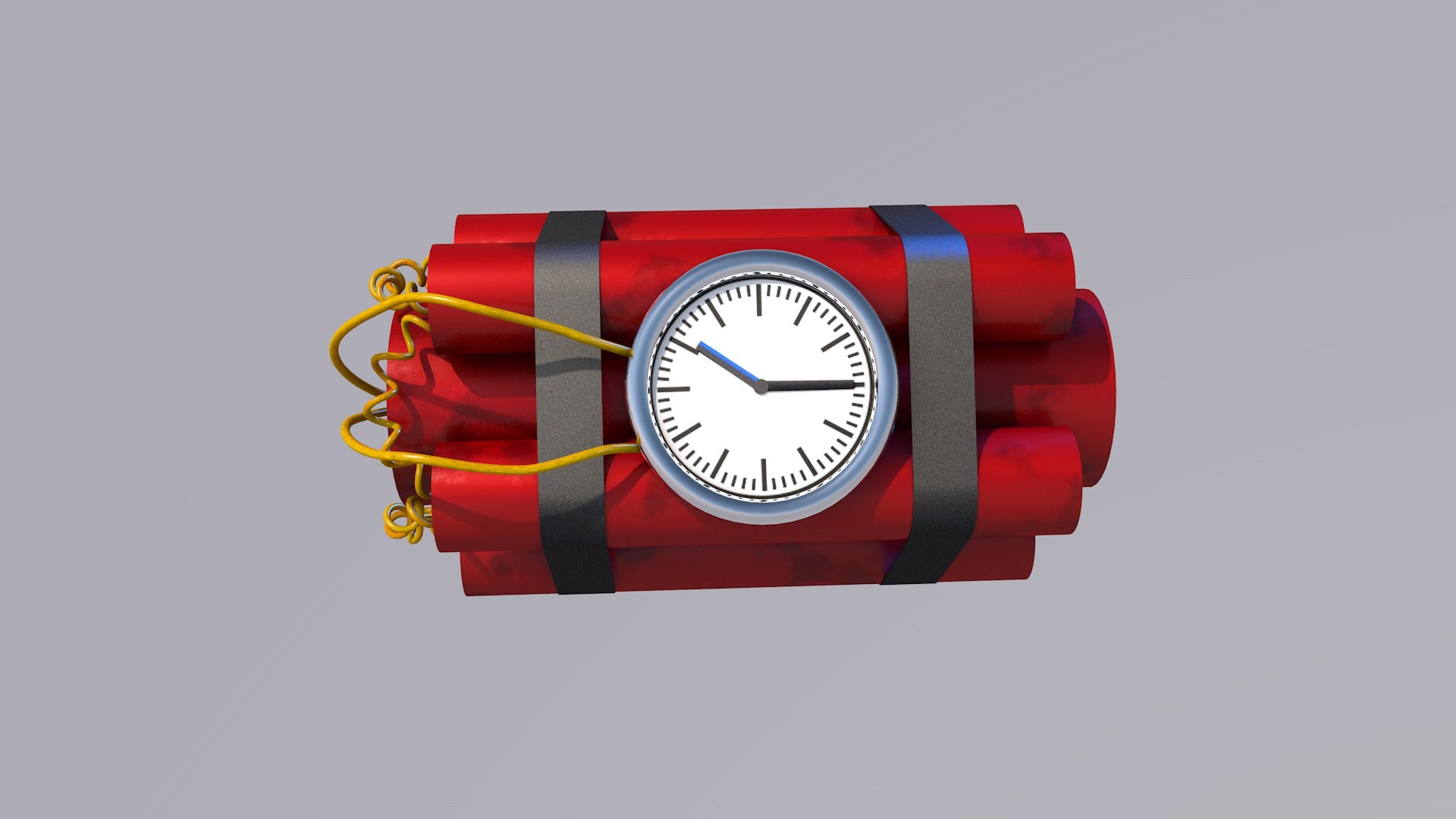 3D Time Bomb - TurboSquid 2255441