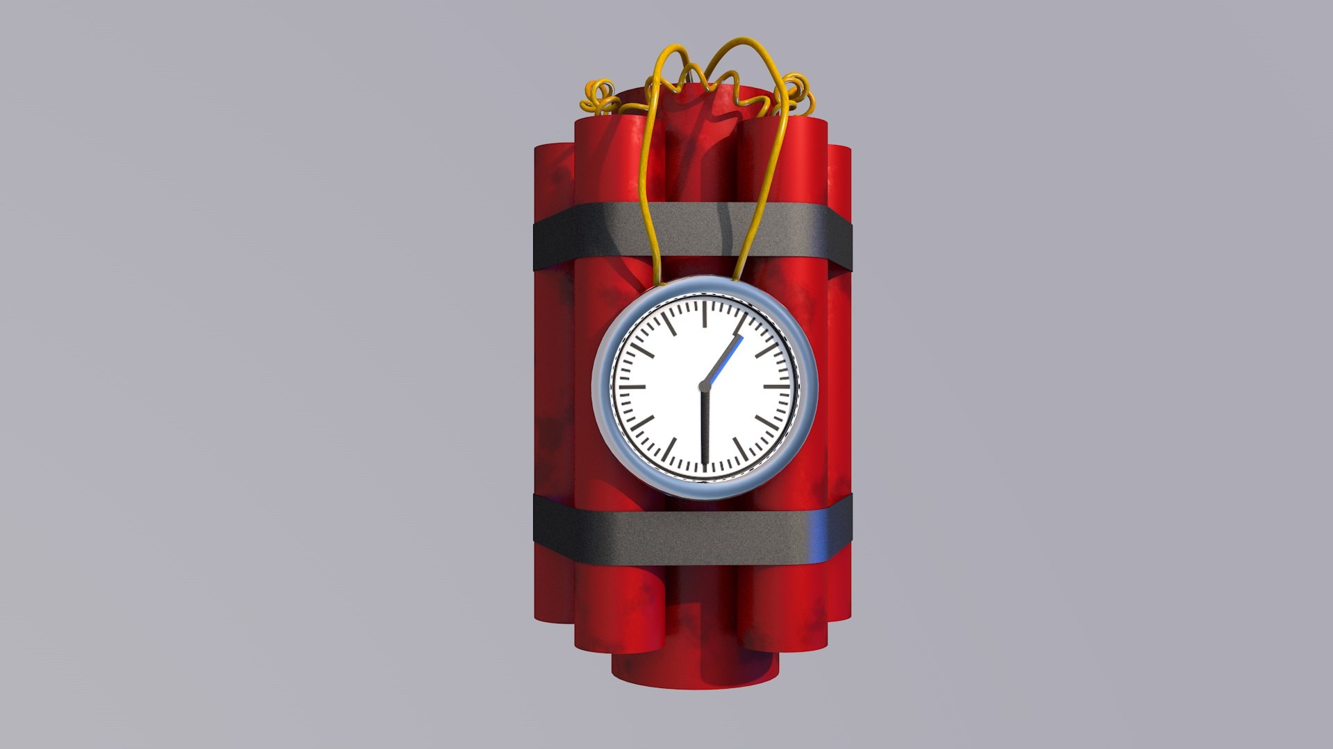 3D Time Bomb - TurboSquid 2255441