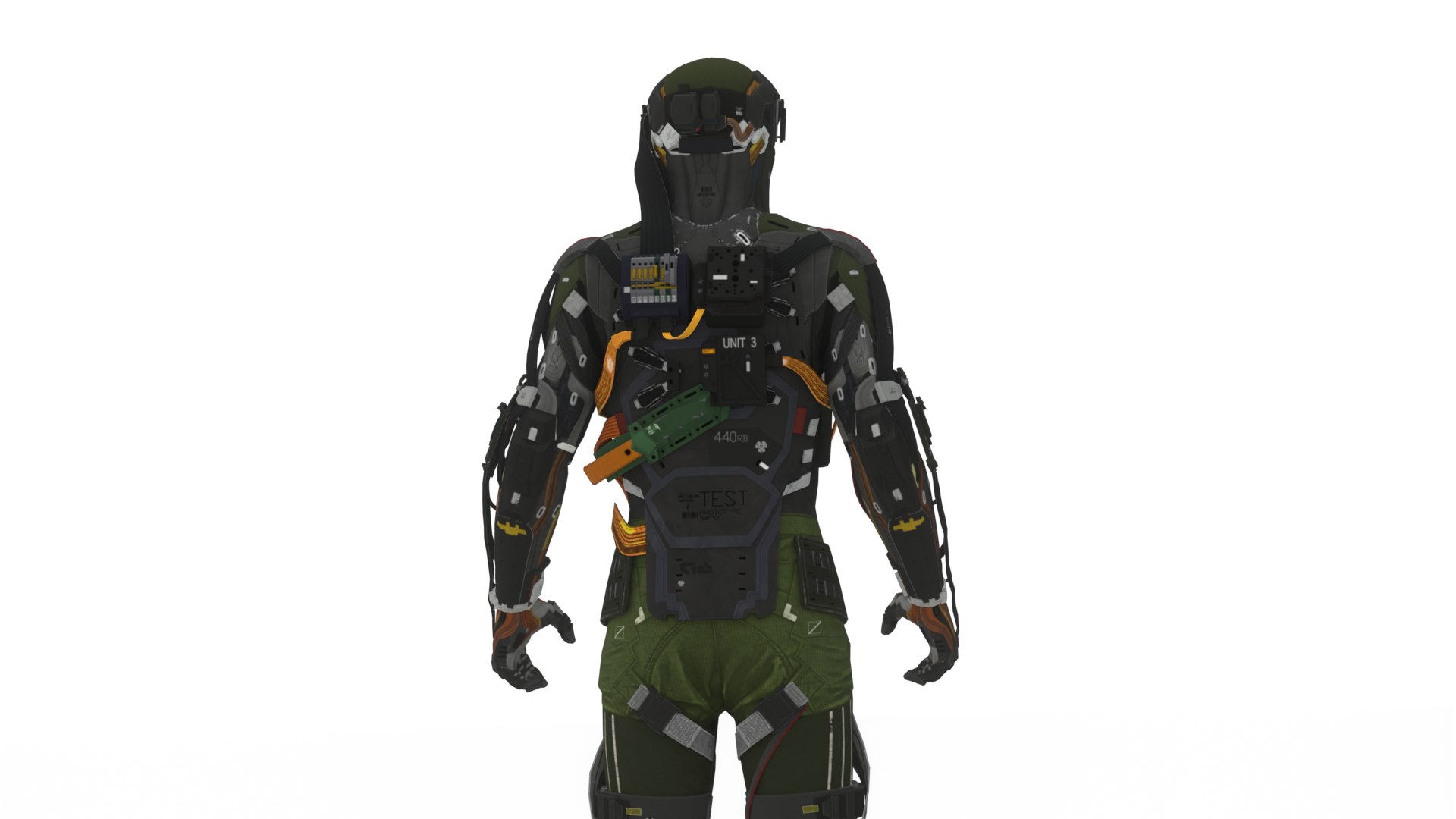 Heavy Assault Drone Armored Combat Robot 3D Model - TurboSquid 2417752