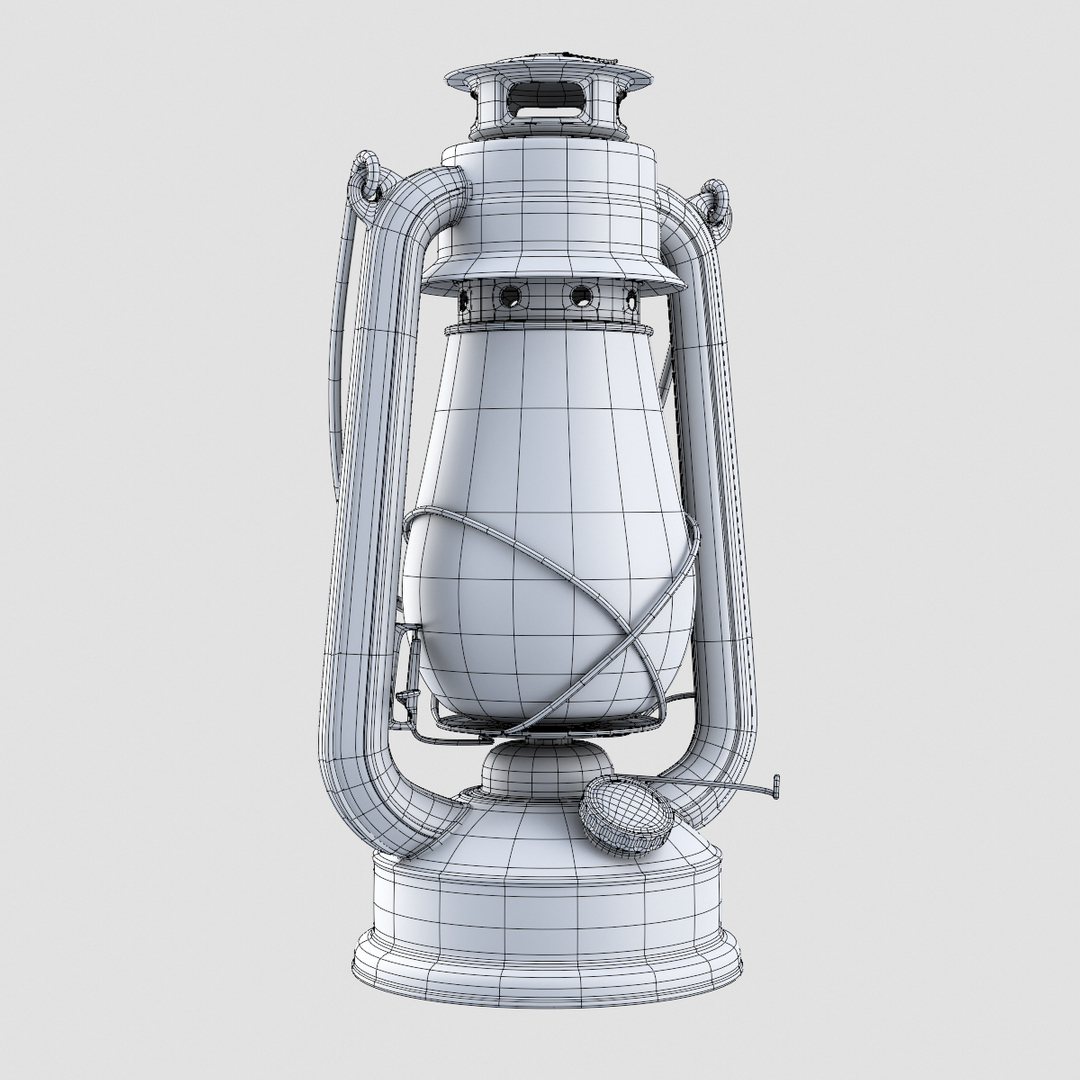 Kerosene Oil Lamp 3D Model - TurboSquid 2100522