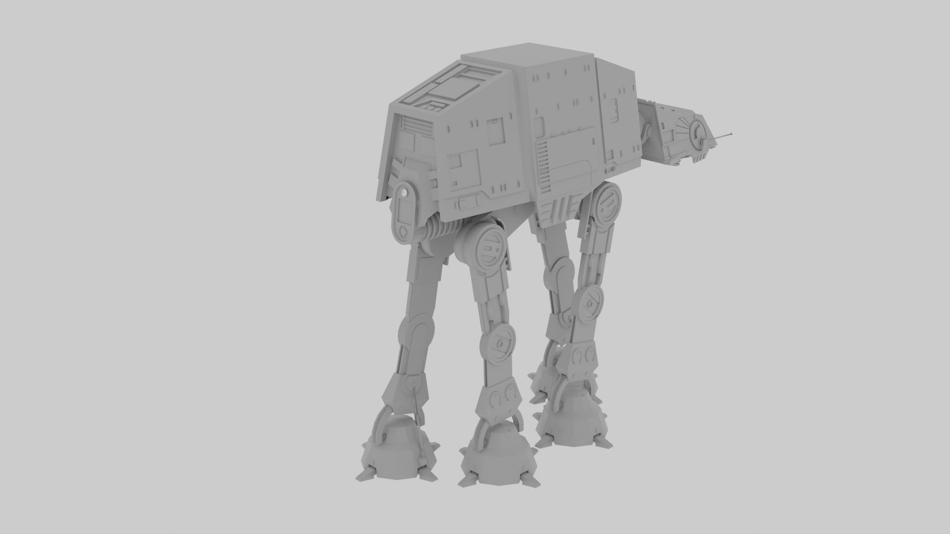 Star Wars AT-AT 3D Model - TurboSquid 1894646
