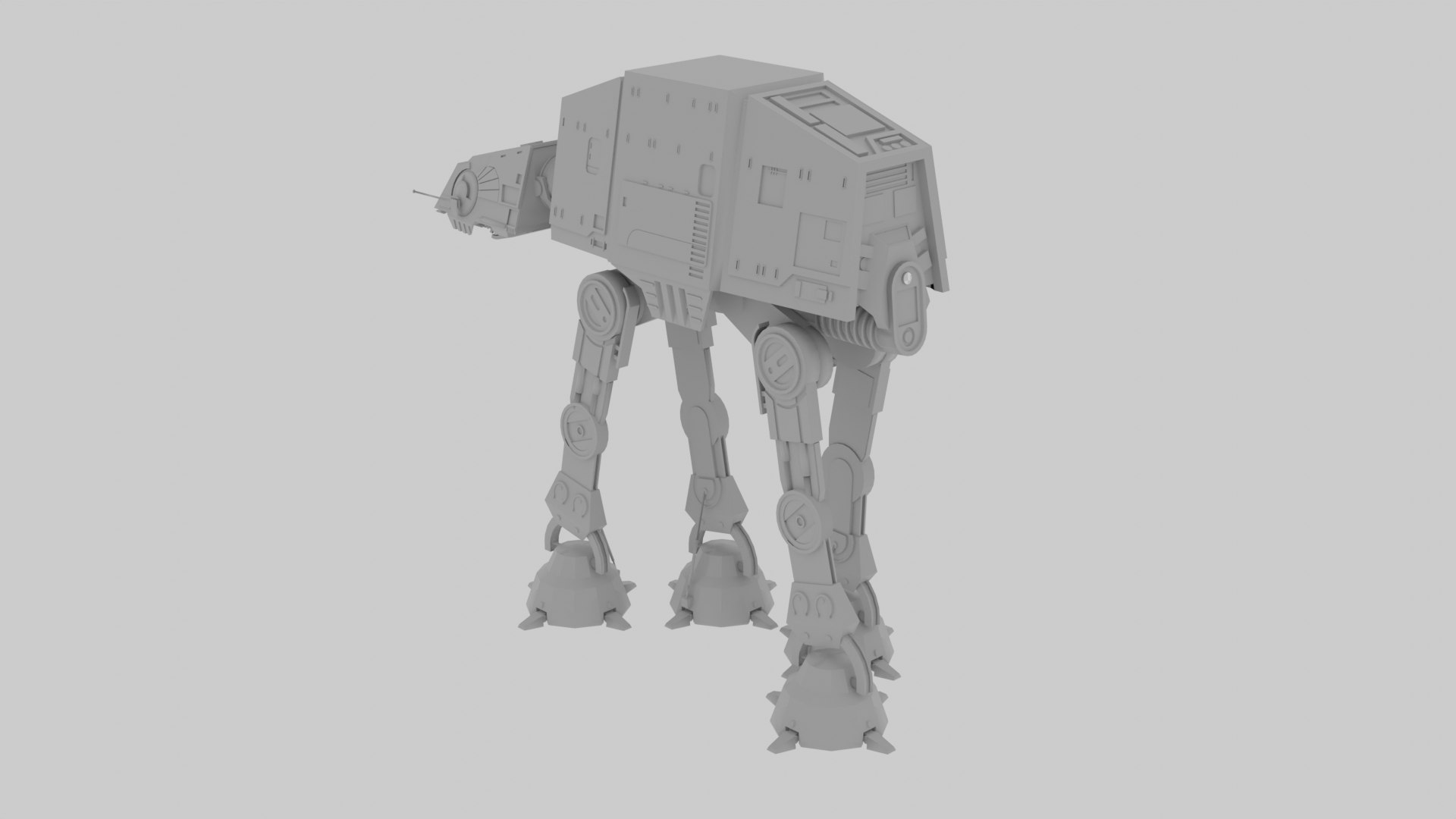 Star Wars AT-AT 3D Model - TurboSquid 1894646