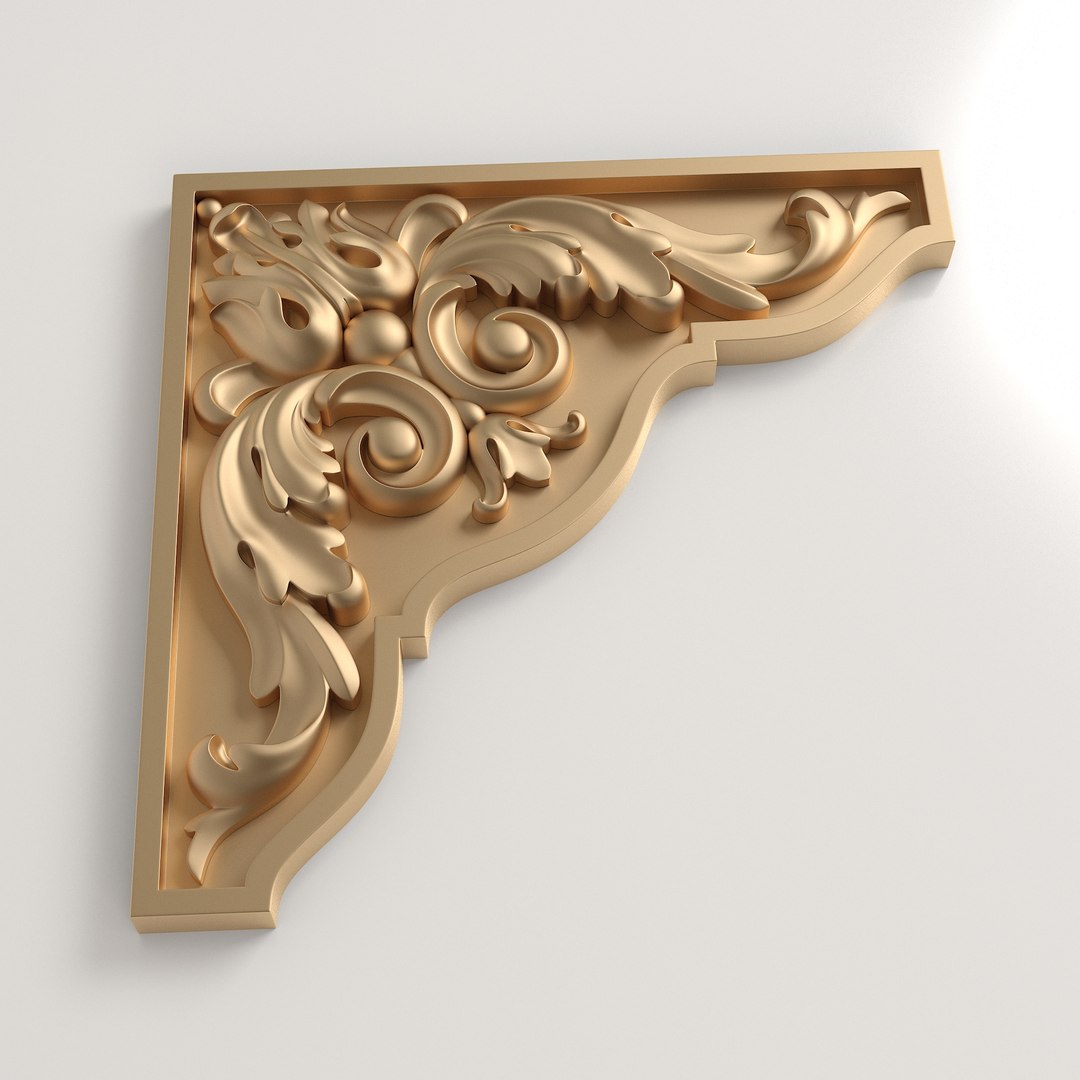 3D Model Corner Decor - TurboSquid 1708862