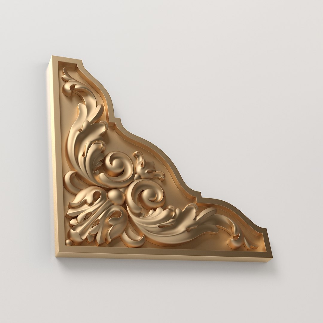 3D Model Corner Decor - TurboSquid 1708862