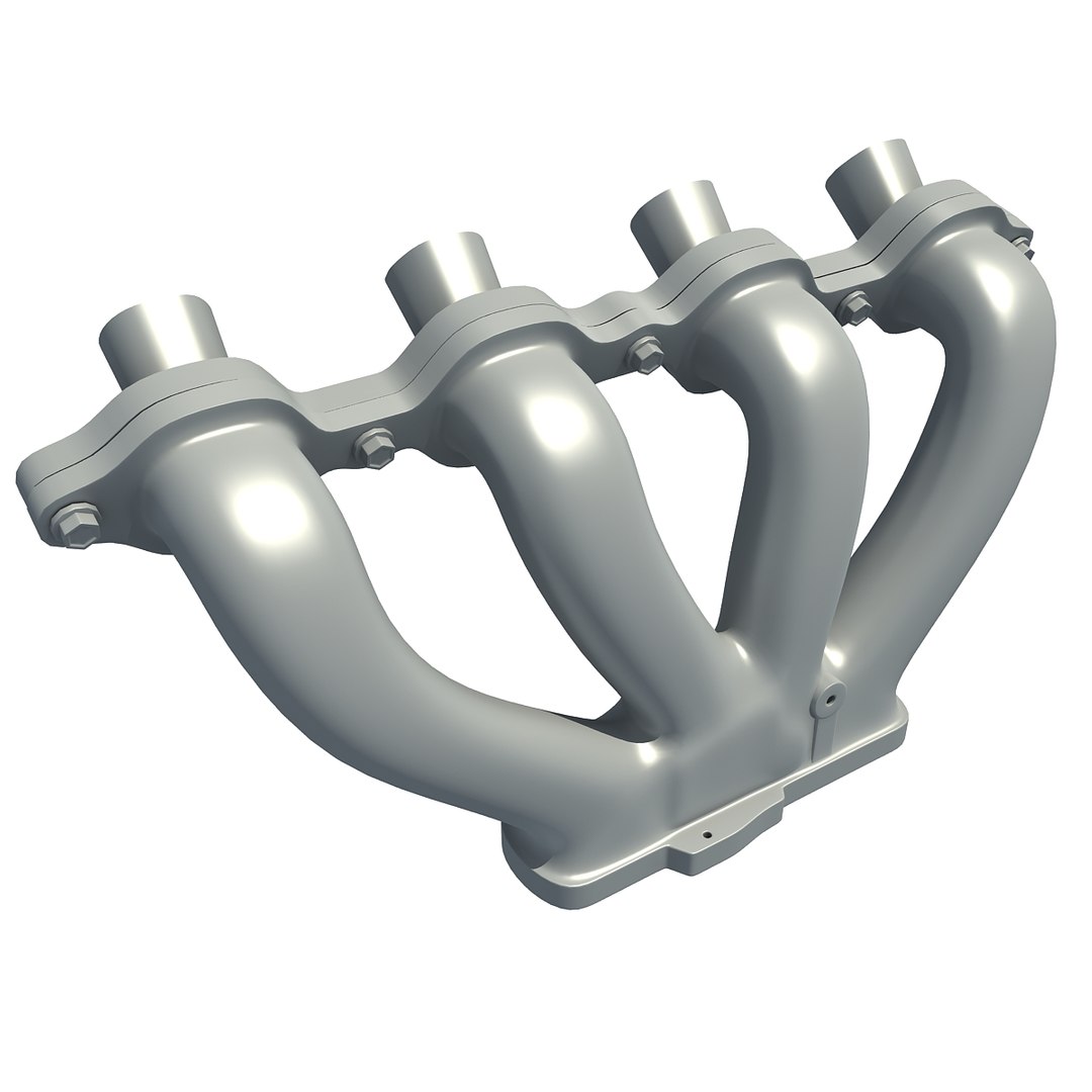 3d Model Exhaust Manifolds